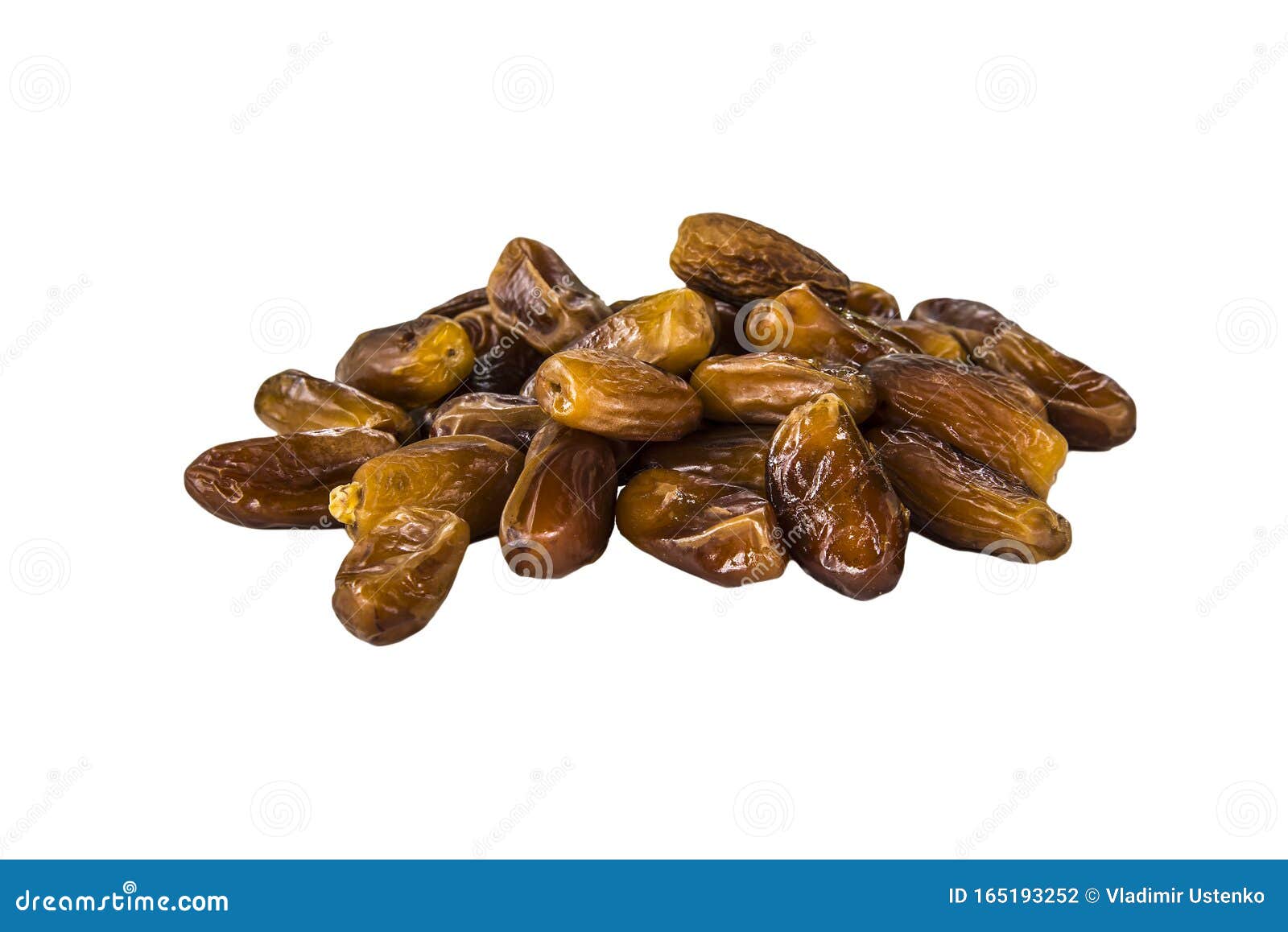 Dates Isolated on a White Background are a Bunch. Stock Photo - Image ...