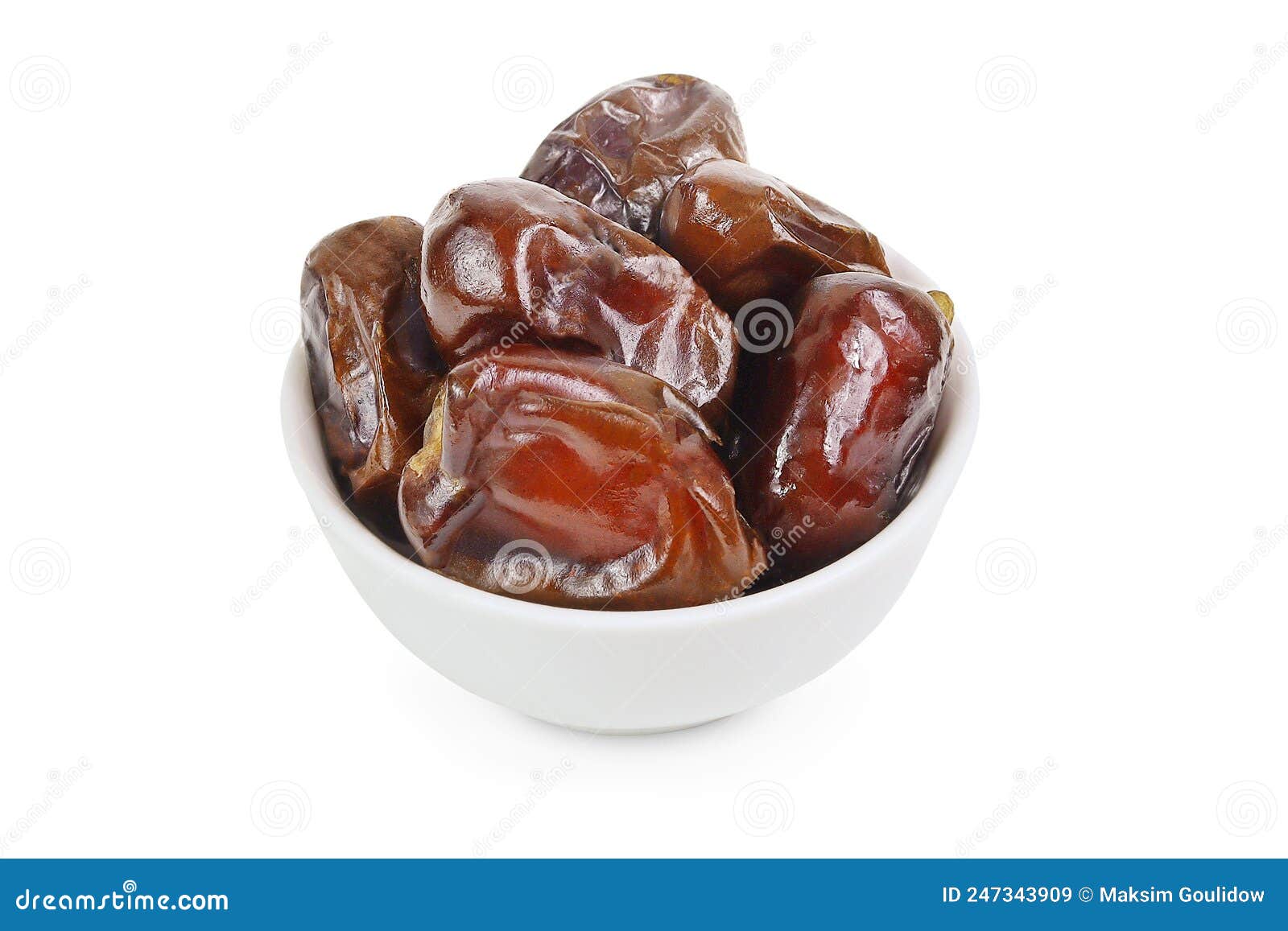 Dates on an Isolated White Background. Stock Image - Image of ...