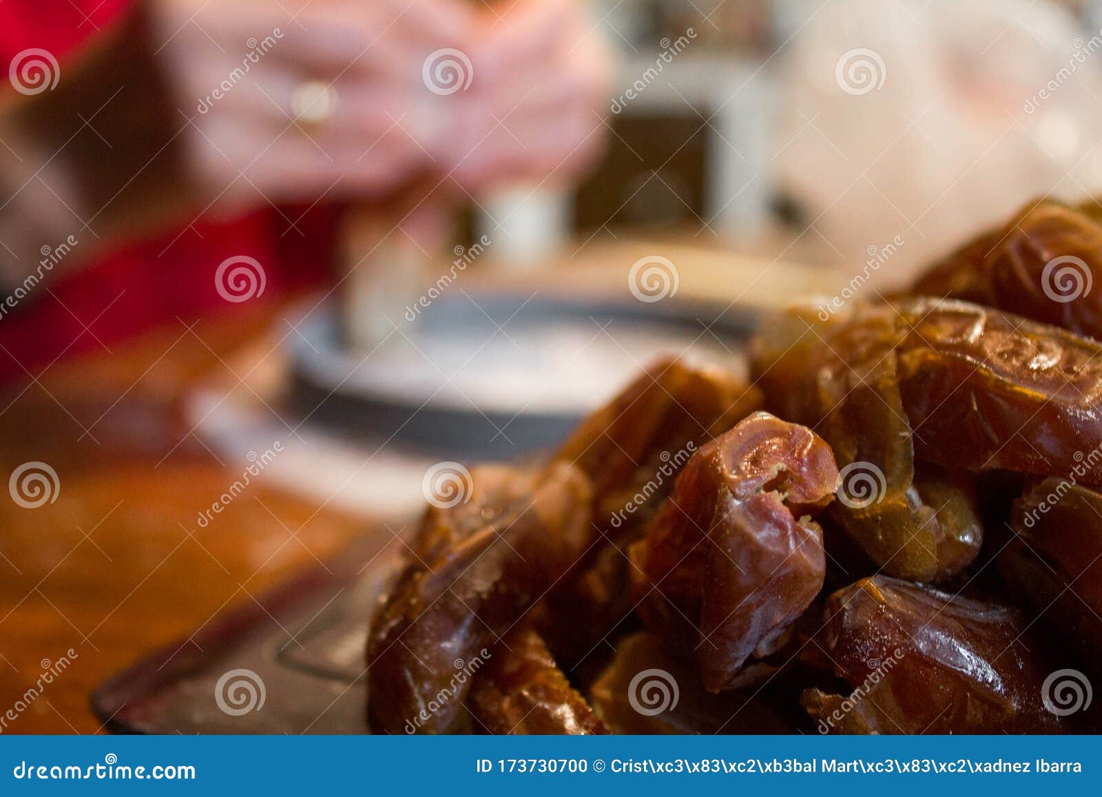 Dates Open on Top of a Scale Stock Photo - Image of process, african ...
