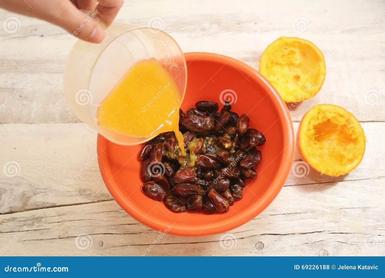 Dates and orange juice stock photo. Image of focus, healthy - 69226188