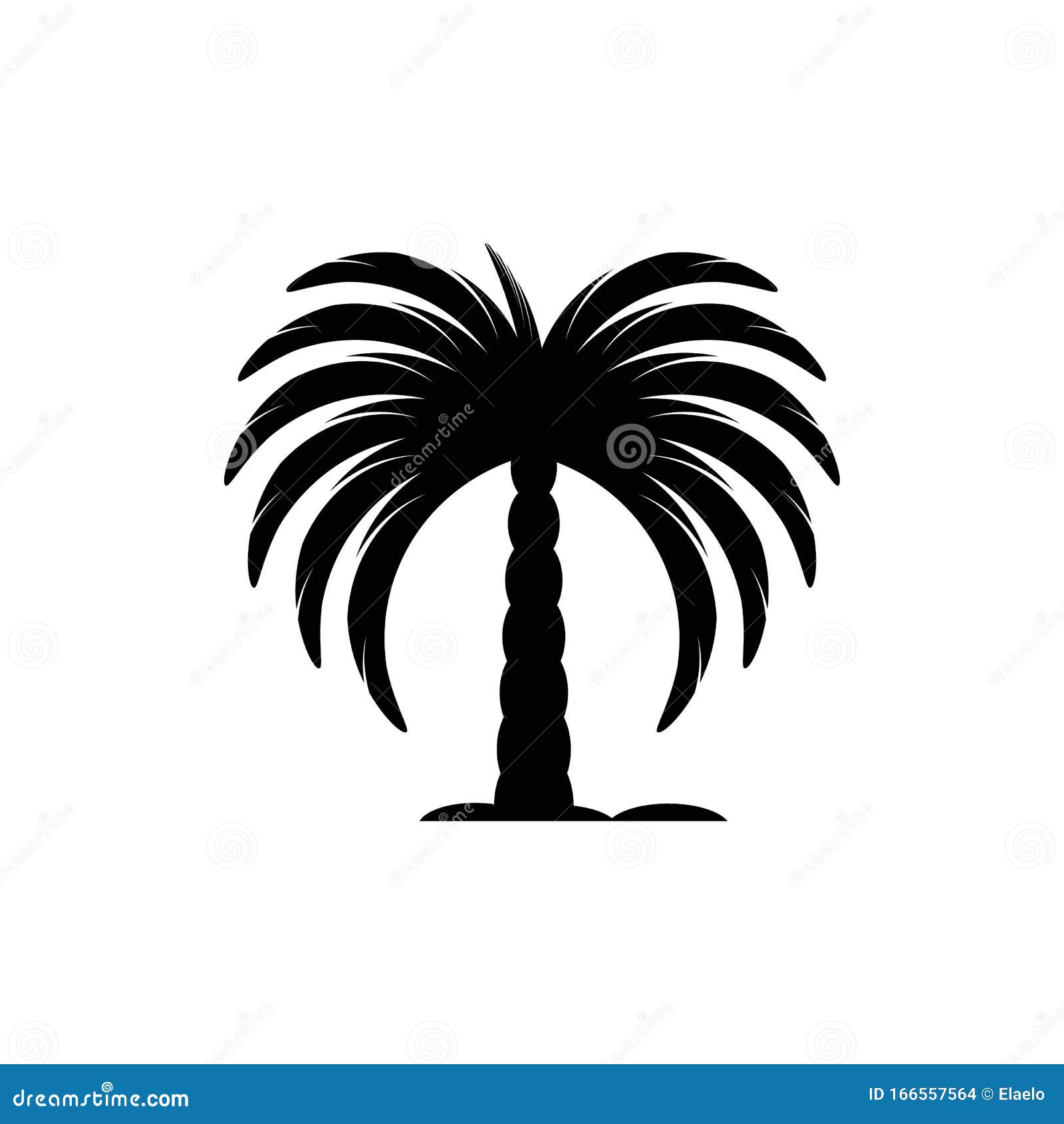 Dates Tree Icon Vector Illustration Design Logo Stock Vector ...