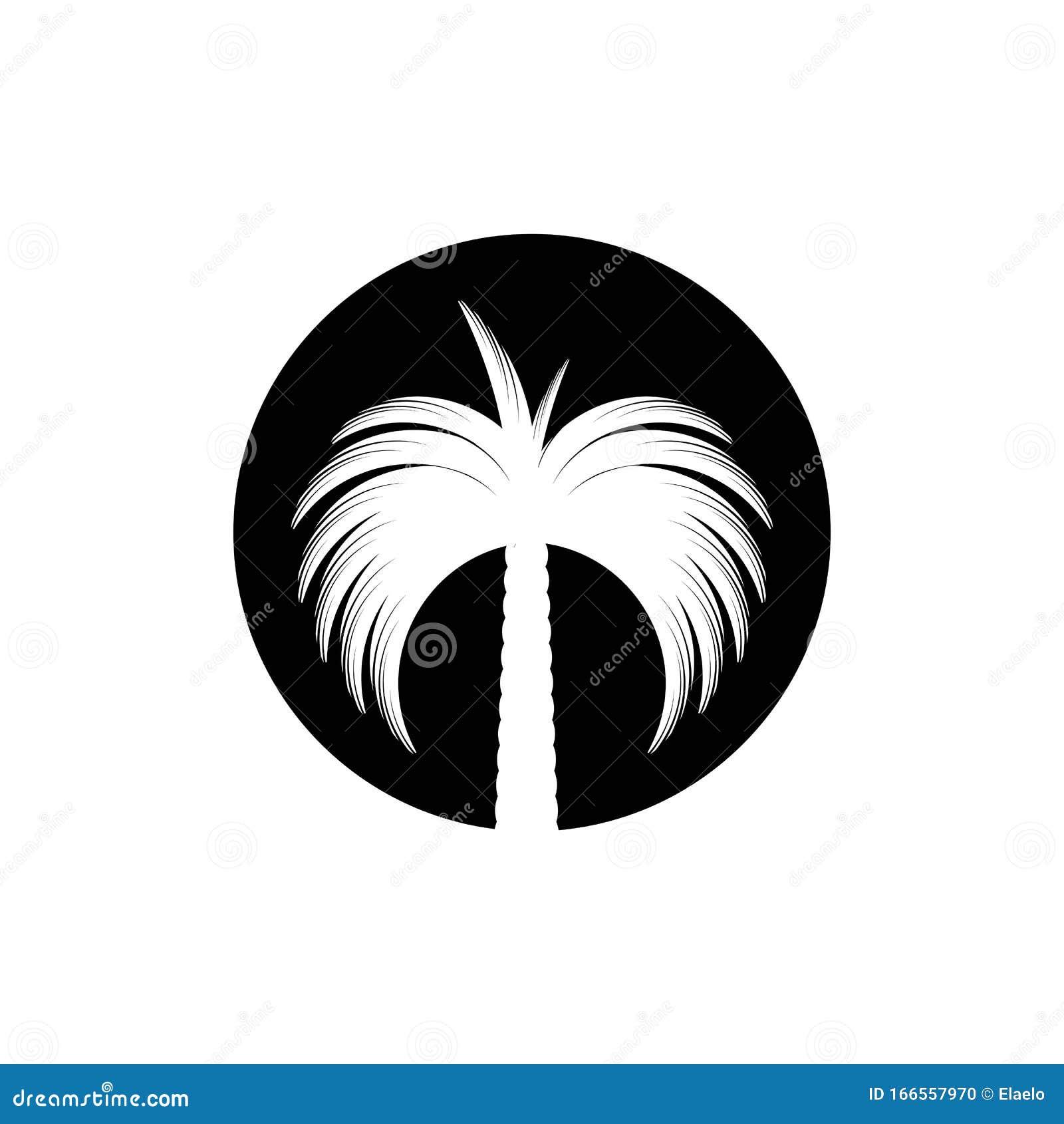 Dates Tree Icon Vector Illustration Design Logo Stock Vector ...