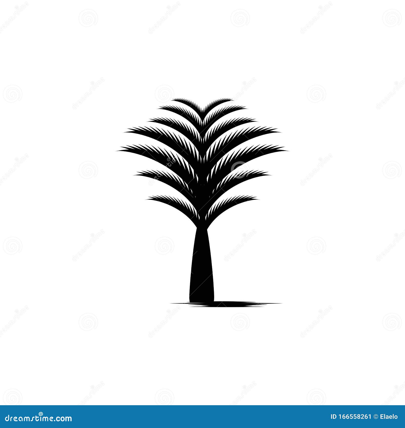 Dates Tree Icon Vector Illustration Design Logo Stock Vector ...