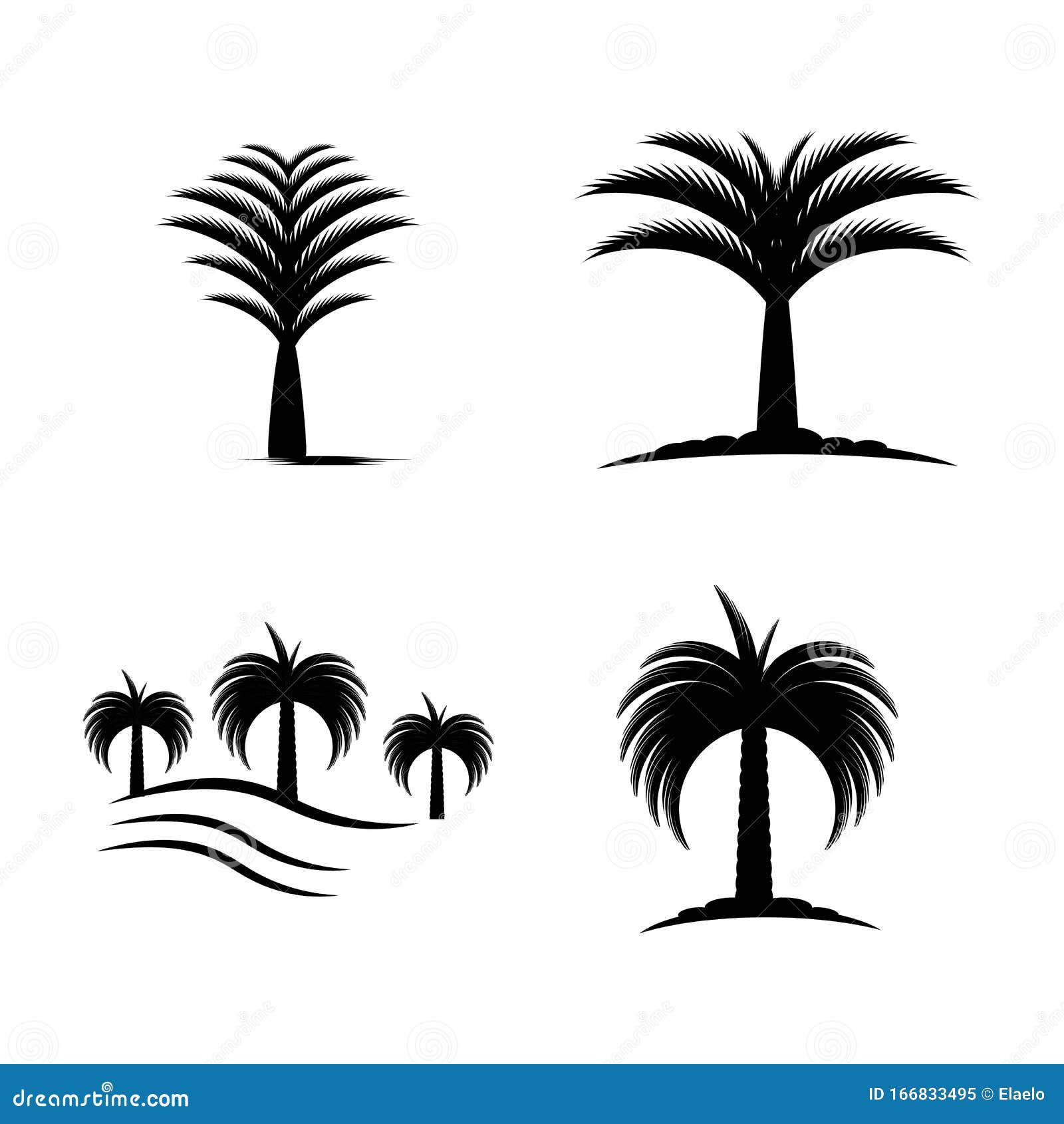 Dates Tree Icon Vector Illustration Design Logo Stock Vector ...