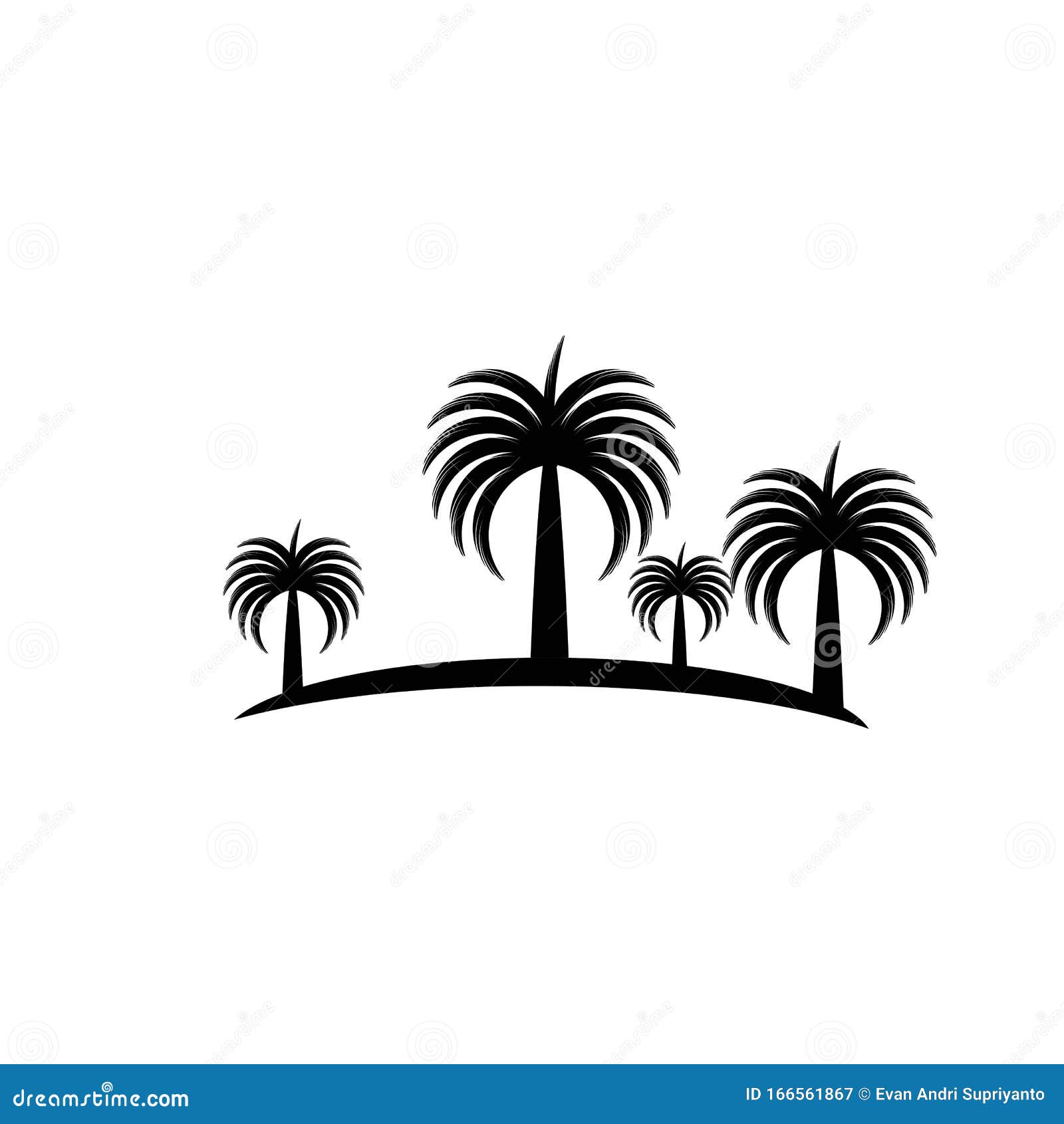 Dates Tree Icon Vector Illustration Design Logo Stock Vector ...