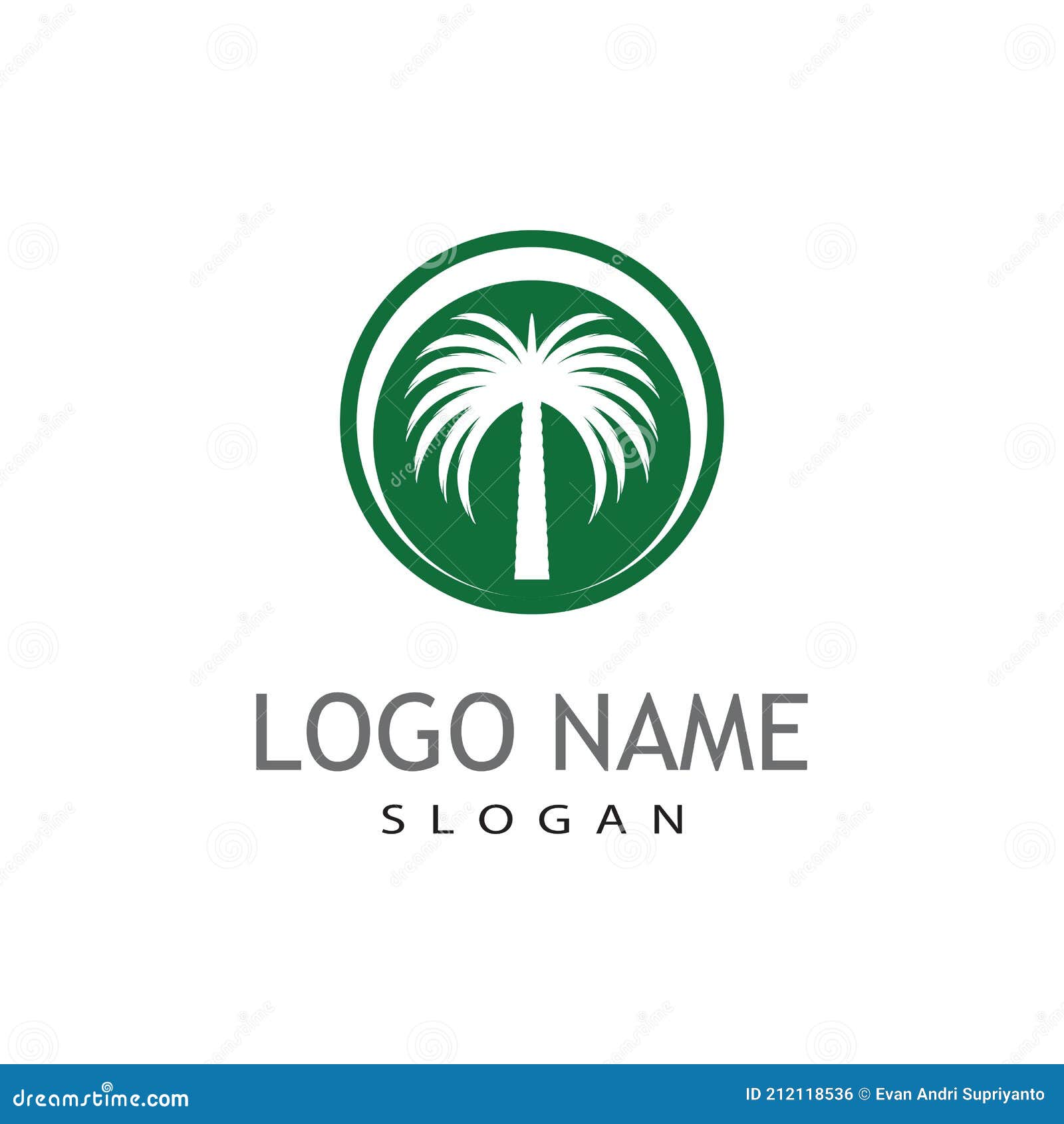 Dates Tree Logo Template Vector Symbol Design Stock Vector ...