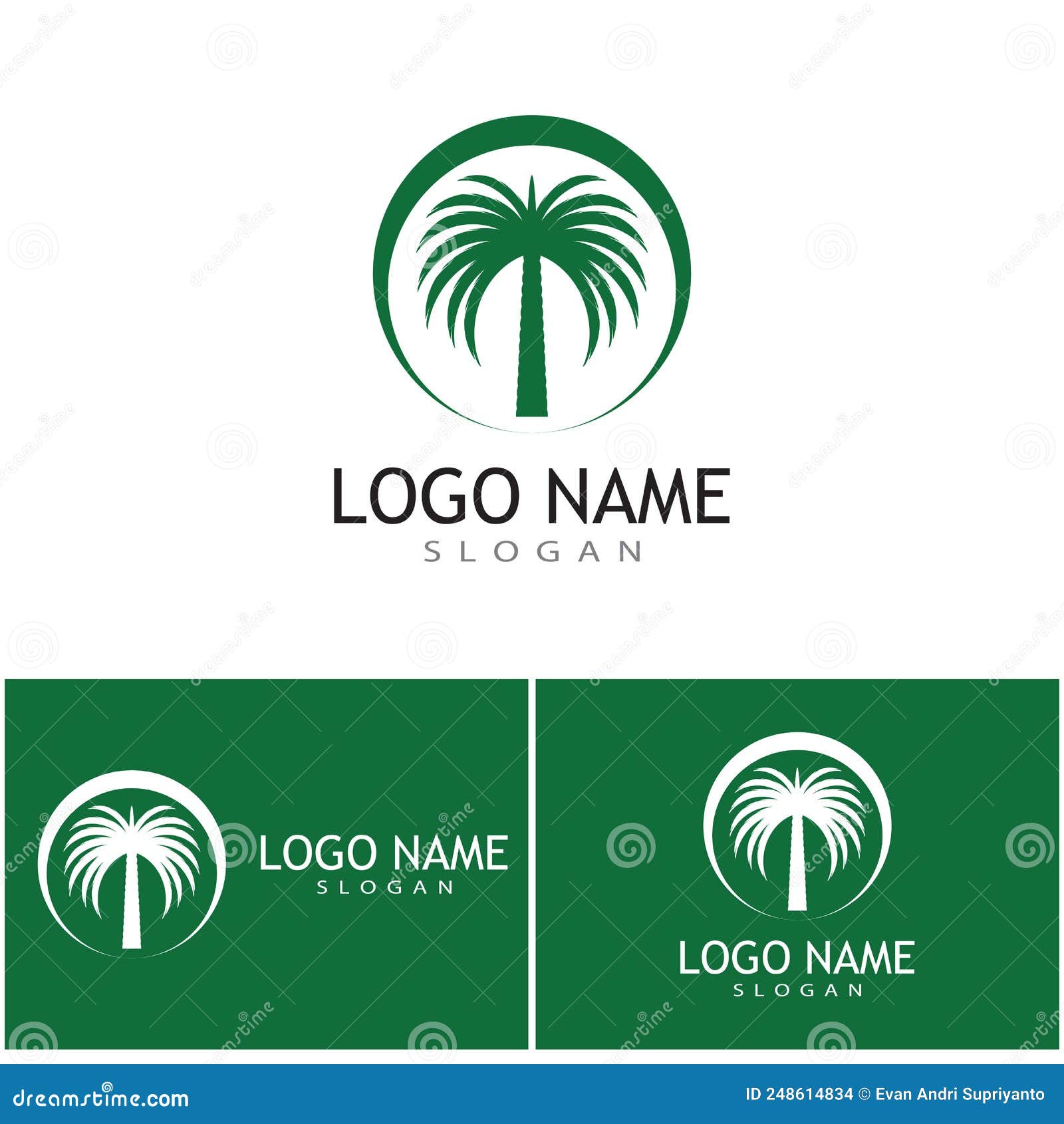 Dates Tree Logo Template Vector Symbol Design Stock Vector ...