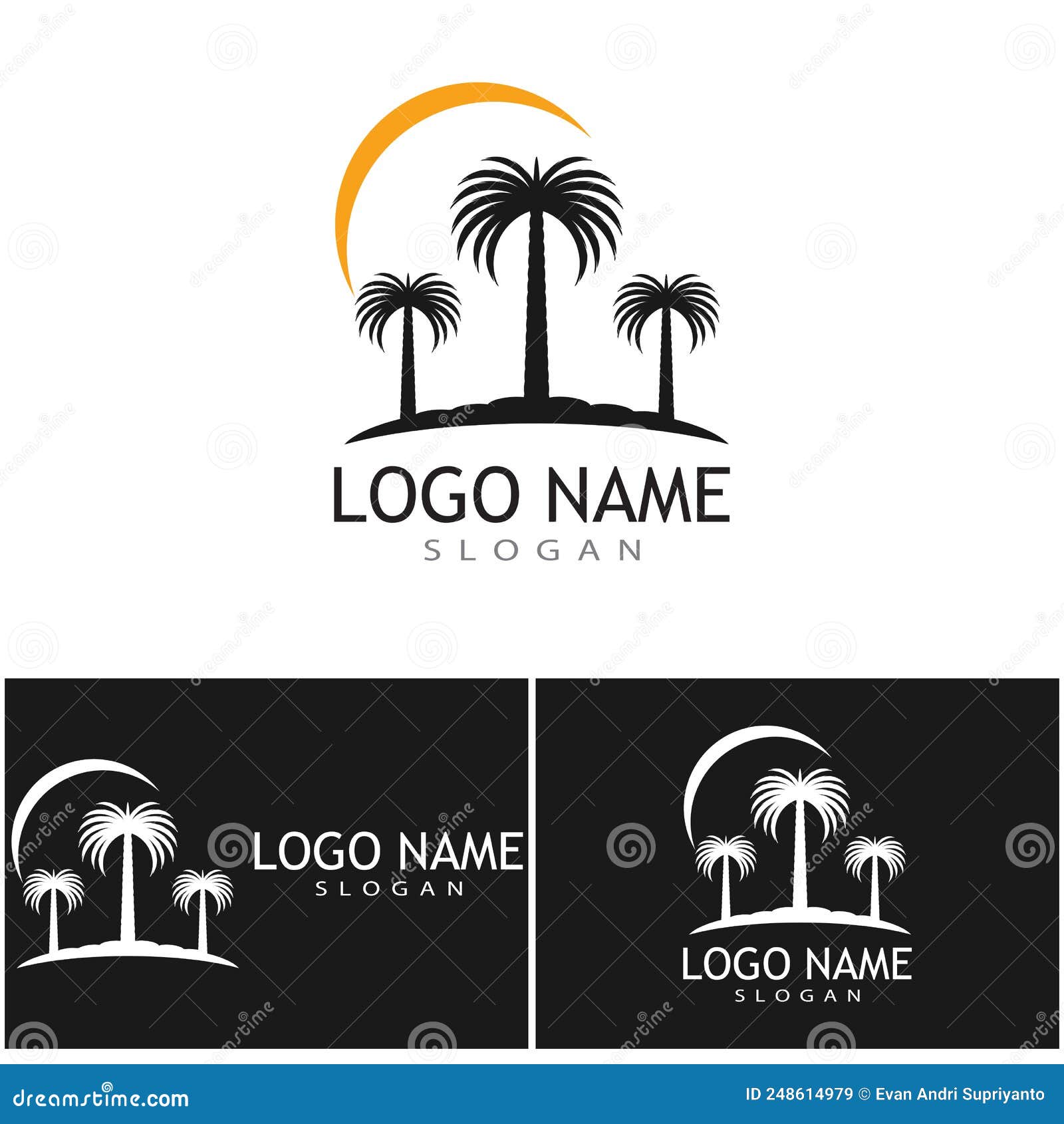 Dates Tree Logo Template Vector Symbol Design Stock Vector ...