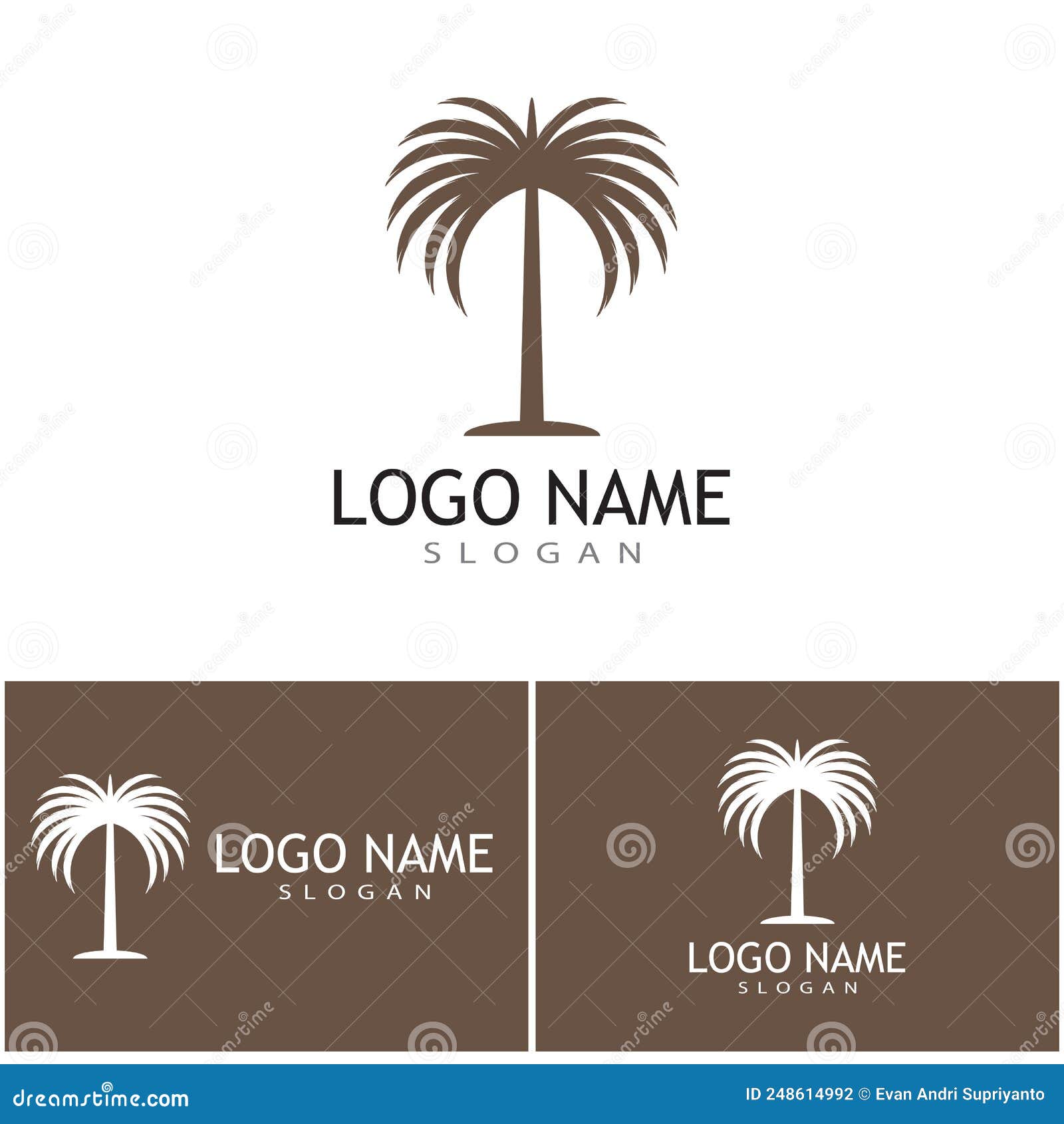 Dates Tree Logo Template Vector Symbol Design Stock Vector ...