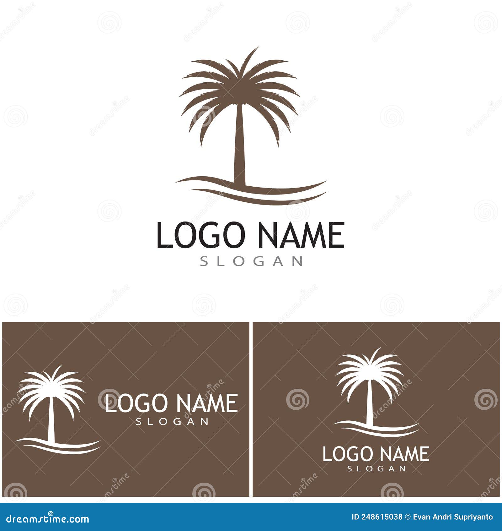 Dates Tree Logo Template Vector Symbol Design Stock Vector ...