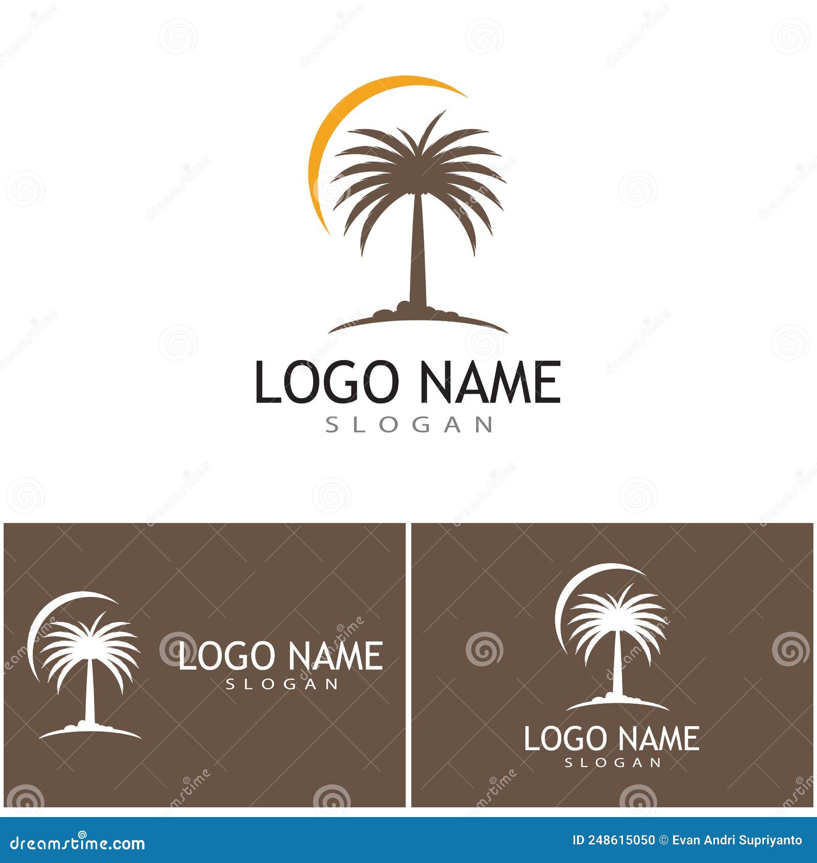 Dates Tree Logo Template Vector Symbol Design Stock Vector ...