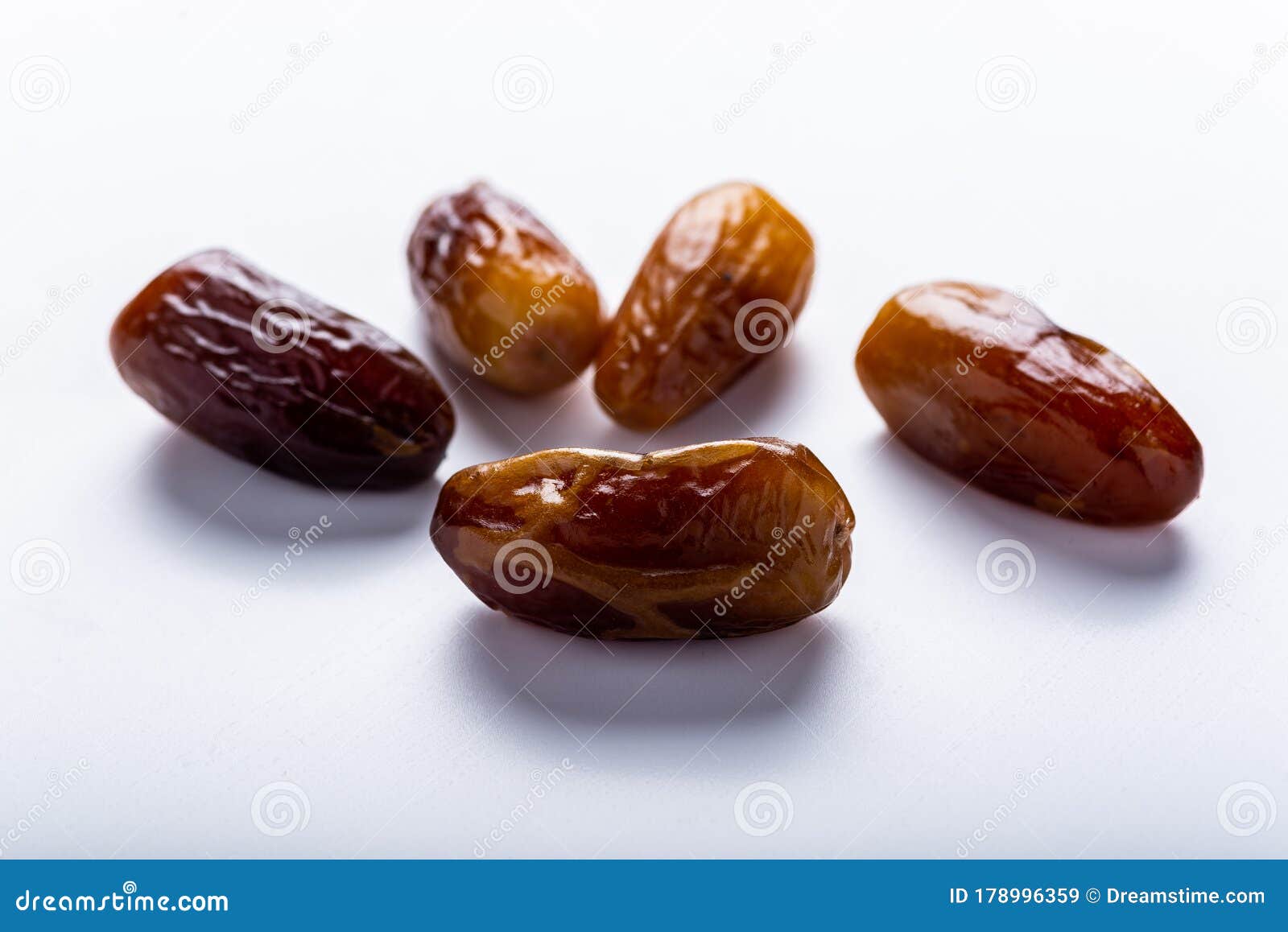 Dates on a White Background Stock Image - Image of white, healthy ...