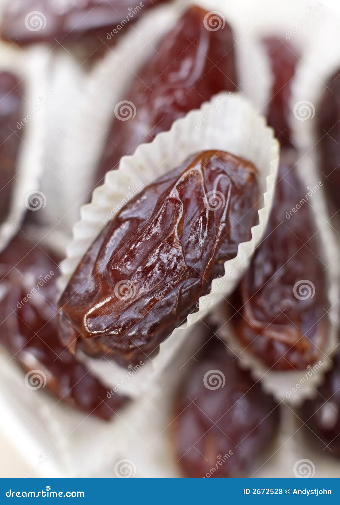 Dates in wrappers stock photo. Image of fresh, ingredient - 2672528