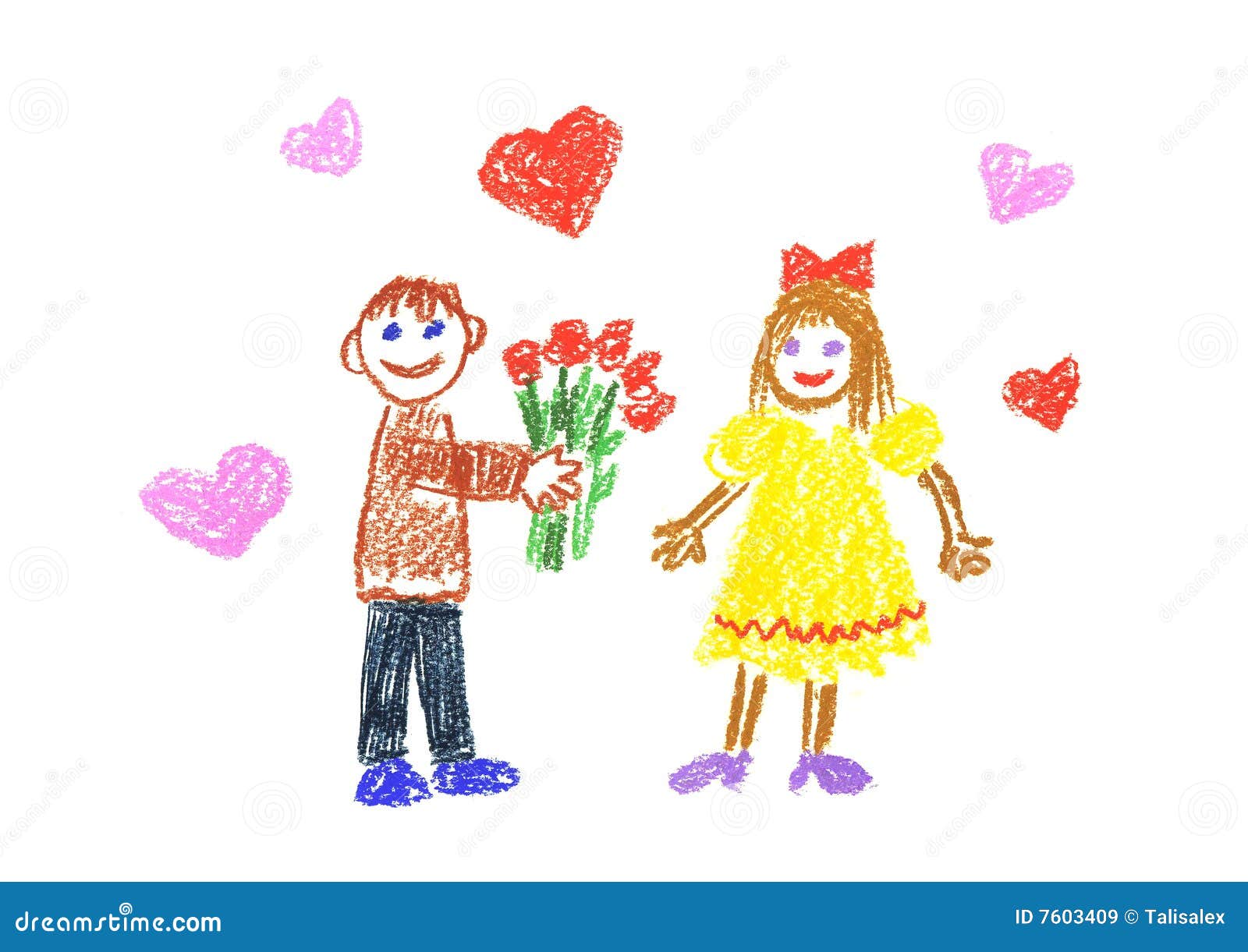 Dating stock illustration. Illustration of drawing, friendship - 7603409