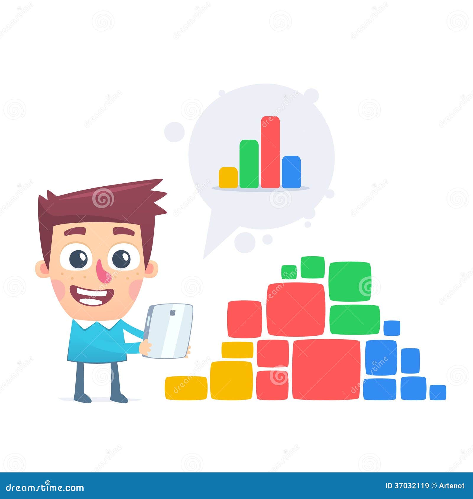 Datos confiables ilustración del vector. Ilustración de aleatorio ...