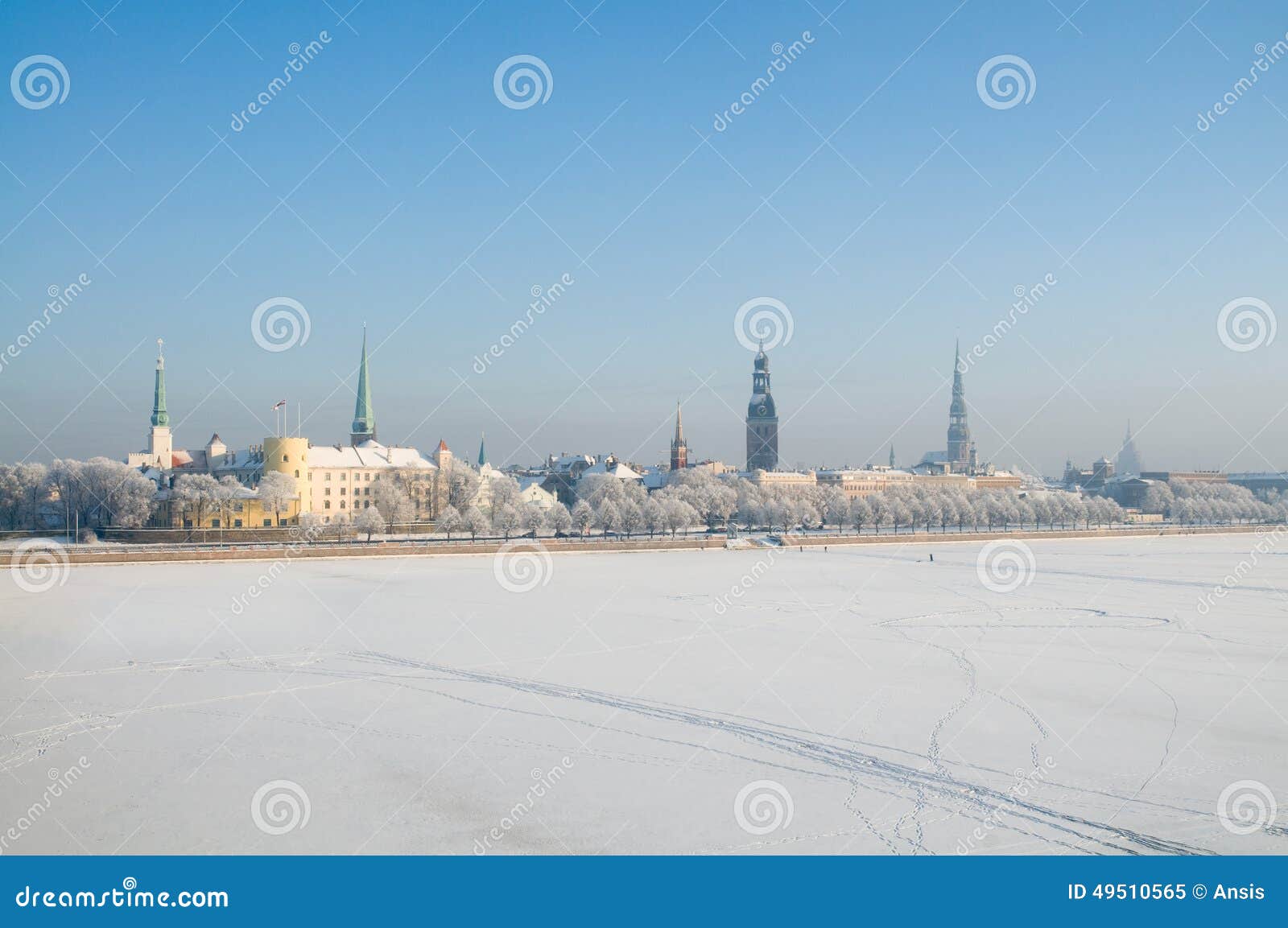 Daugava river in Riga stock image. Image of travel, nordic - 49510565