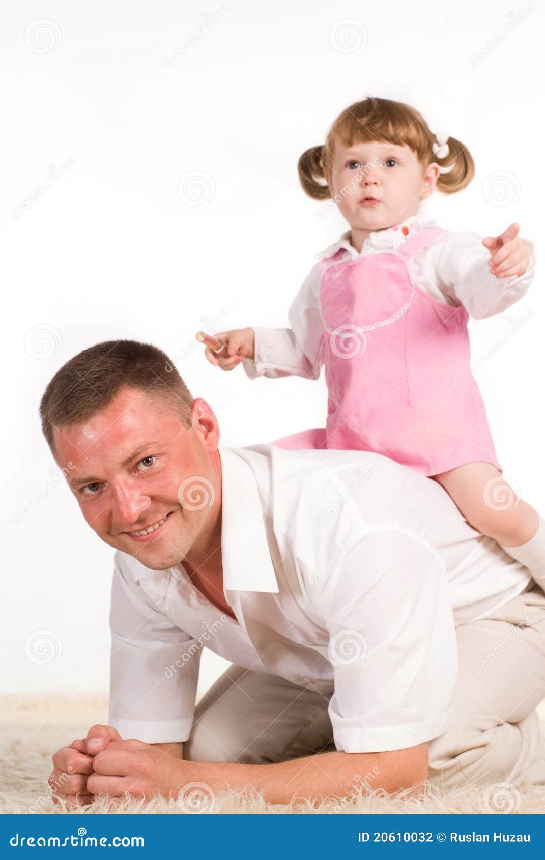 Daughter with dad stock photo. Image of male, parent - 20610032
