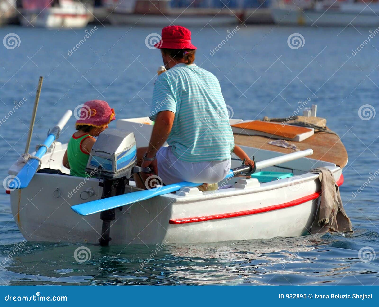 Daughter and Father on the Boat Stock Image - Image of engine, love: 932895