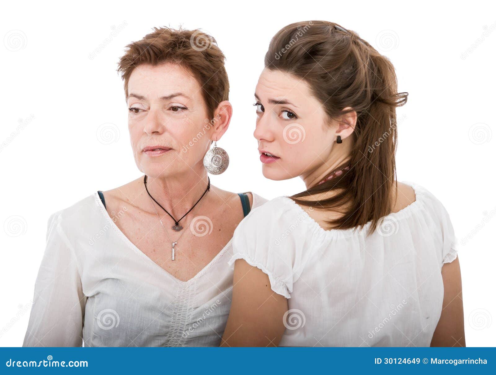 Daughter and Mother Distances Stock Image - Image of horizontal ...