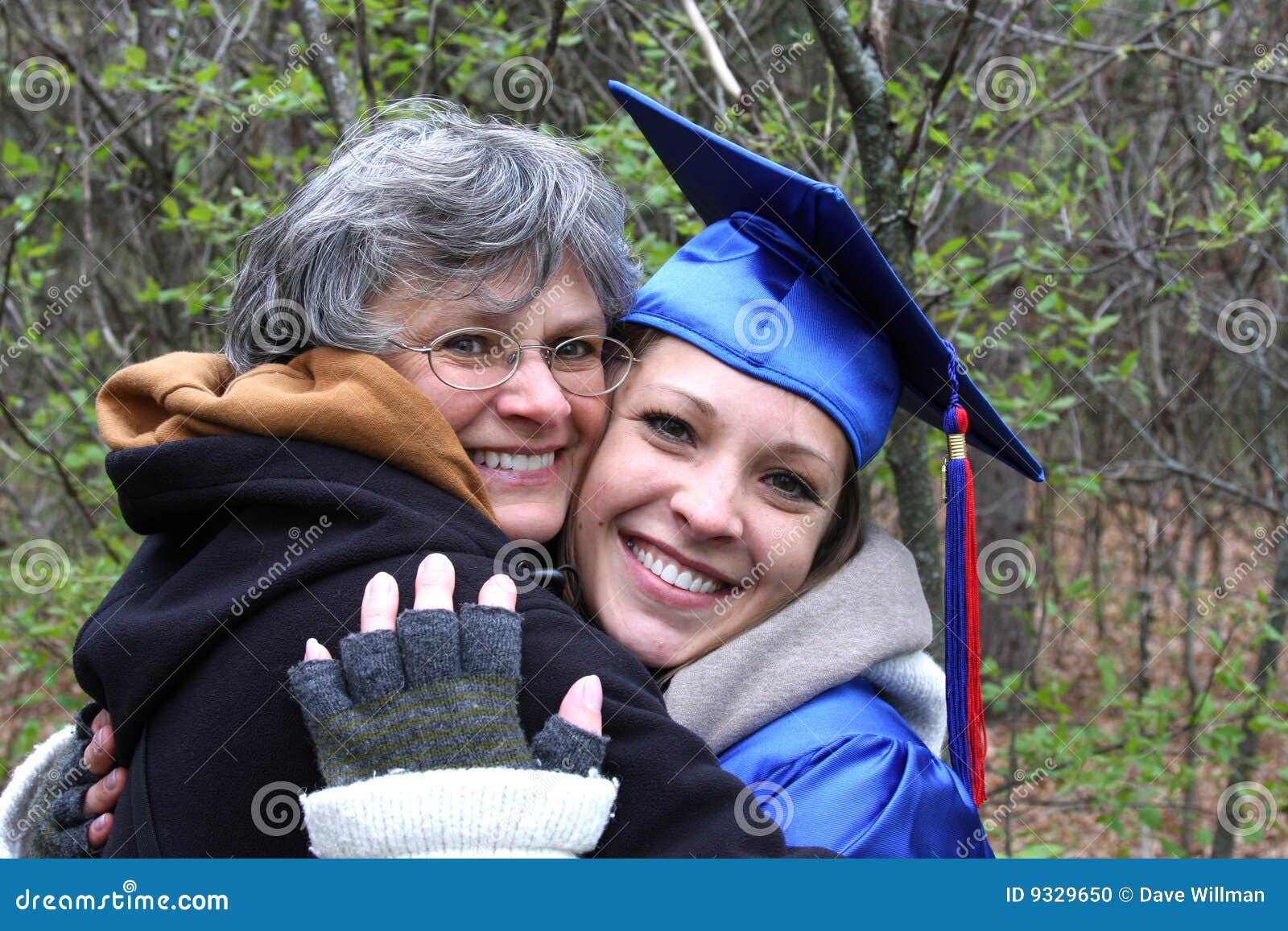 Daughters graduation stock photo. Image of family, hugging - 9329650