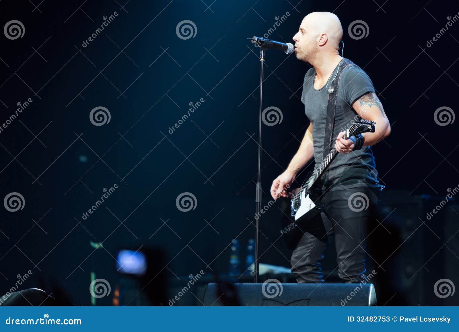 DAUGHTRY Group Performs on Stage of Stadium Live Editorial Stock Photo ...