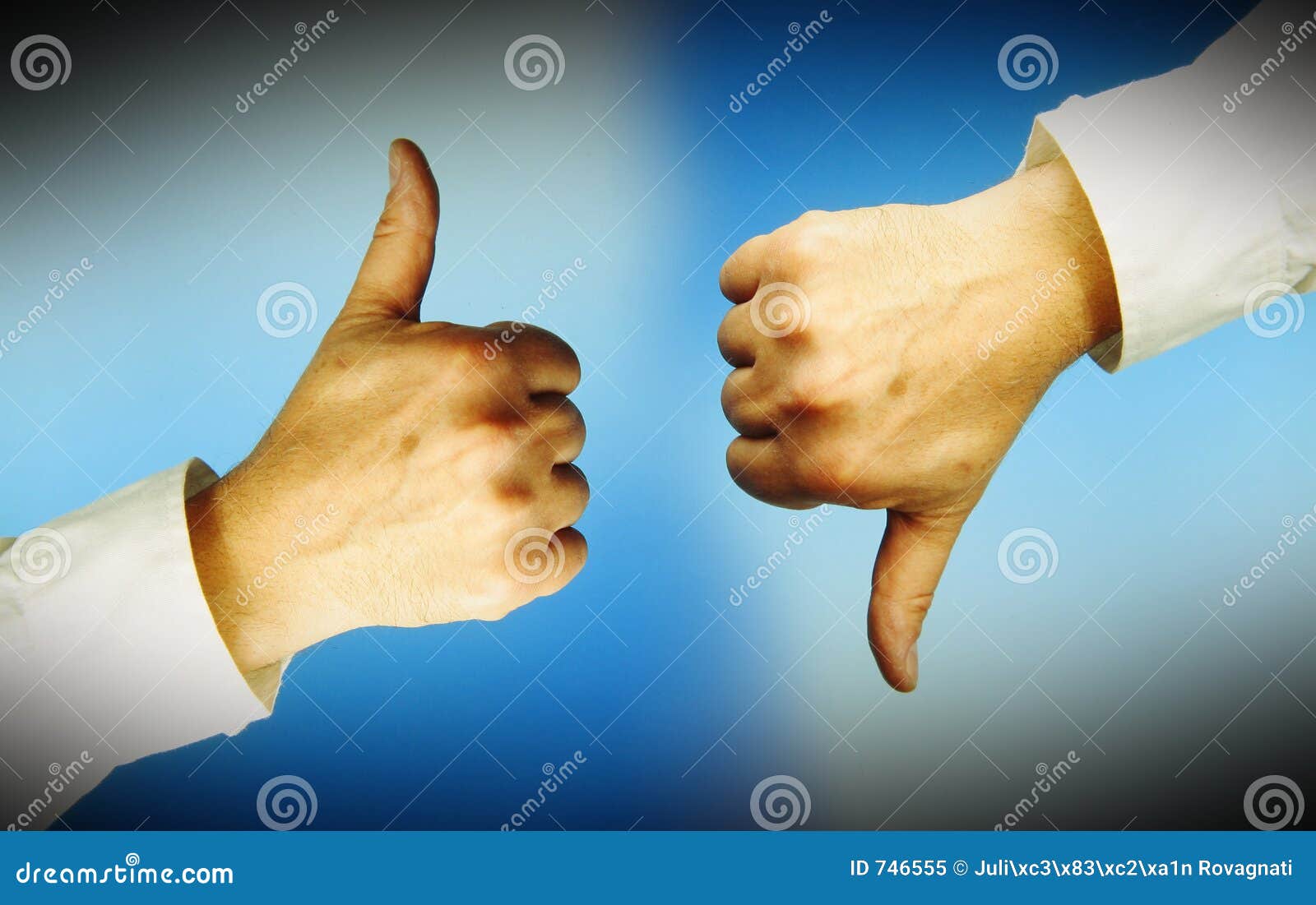 Daumen auf und ab stockbild. Bild von erfolg, zustimmung - 746555