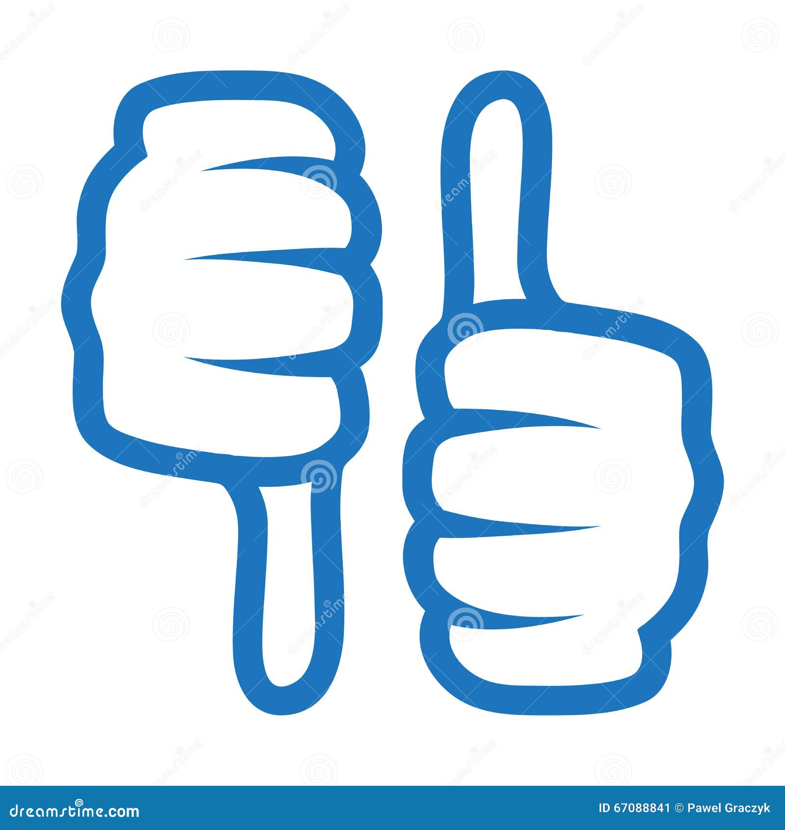 Daumen auf und ab Ikone vektor abbildung. Illustration von finger ...