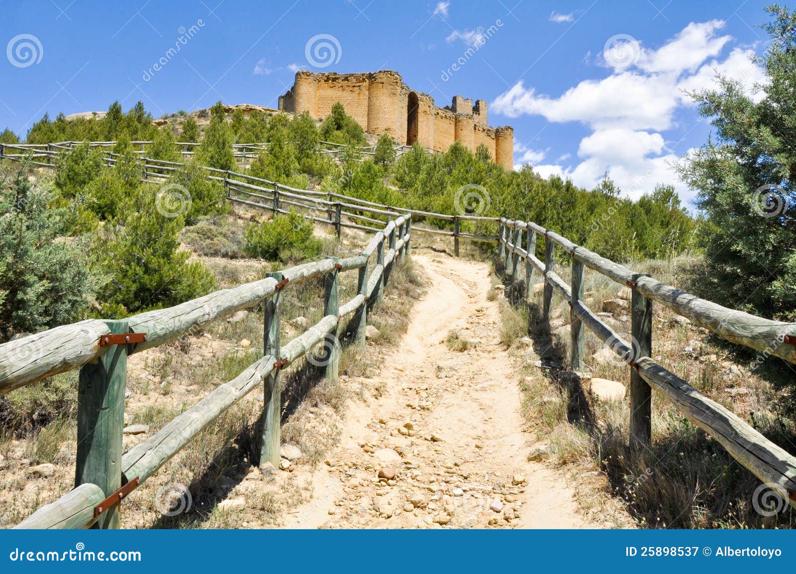 Davalillo Castle, La Rioja (Spain) Stock Image - Image of fortress ...