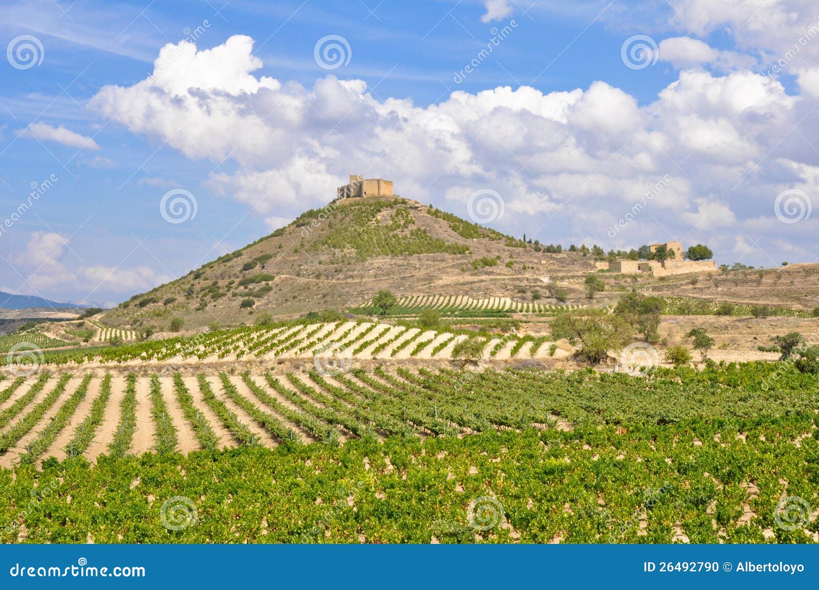 Davalillo Castle, La Rioja (Spain) Stock Photo - Image of fortress ...