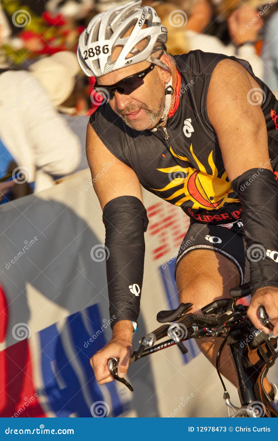 Dave Fish Racing in the Arizona Ironman Triathlon Editorial Stock Photo ...