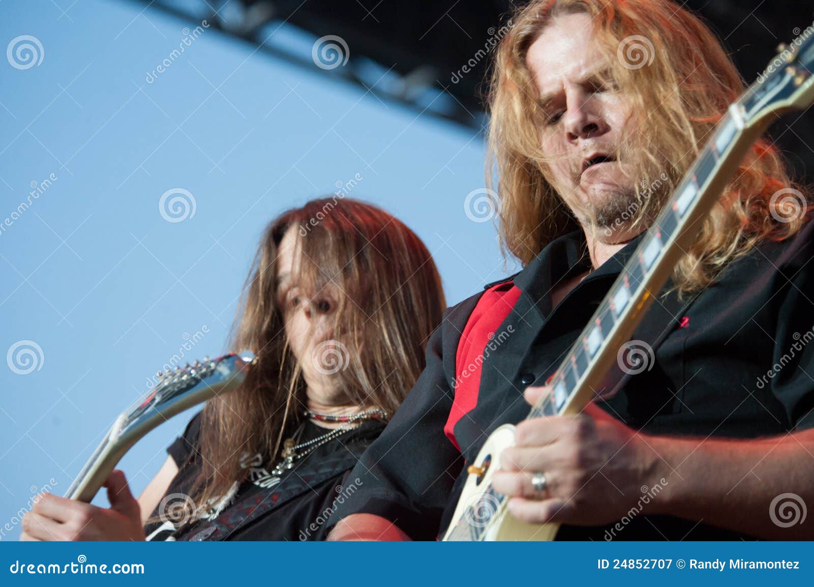 Dave Rude and Frank Hannon editorial photography. Image of tesla - 24852707