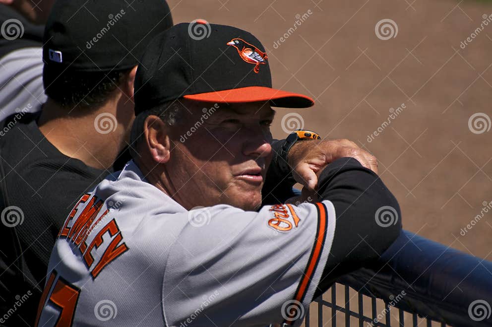 Dave Trembley editorial image. Image of daytime, ballgame - 13295645