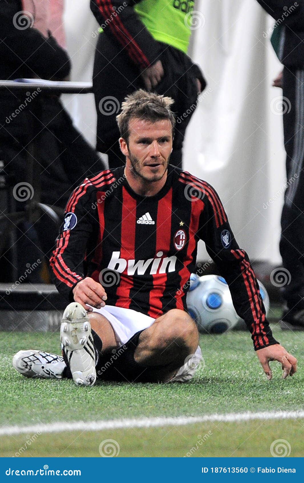 David Beckham during the Match Editorial Image - Image of ball, club ...