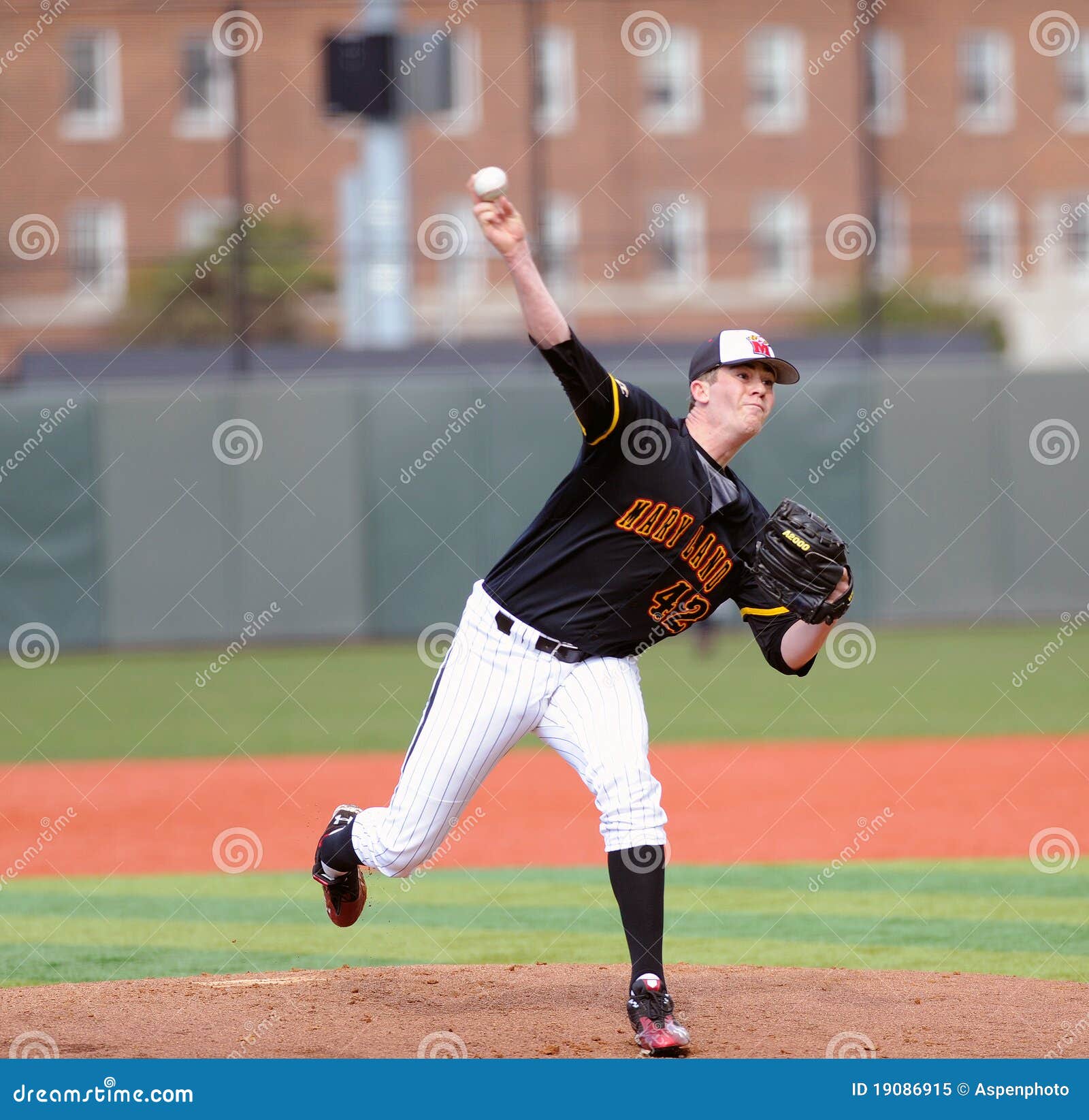 David Carroll - College Baseball Pitcher Editorial Image - Image of ...