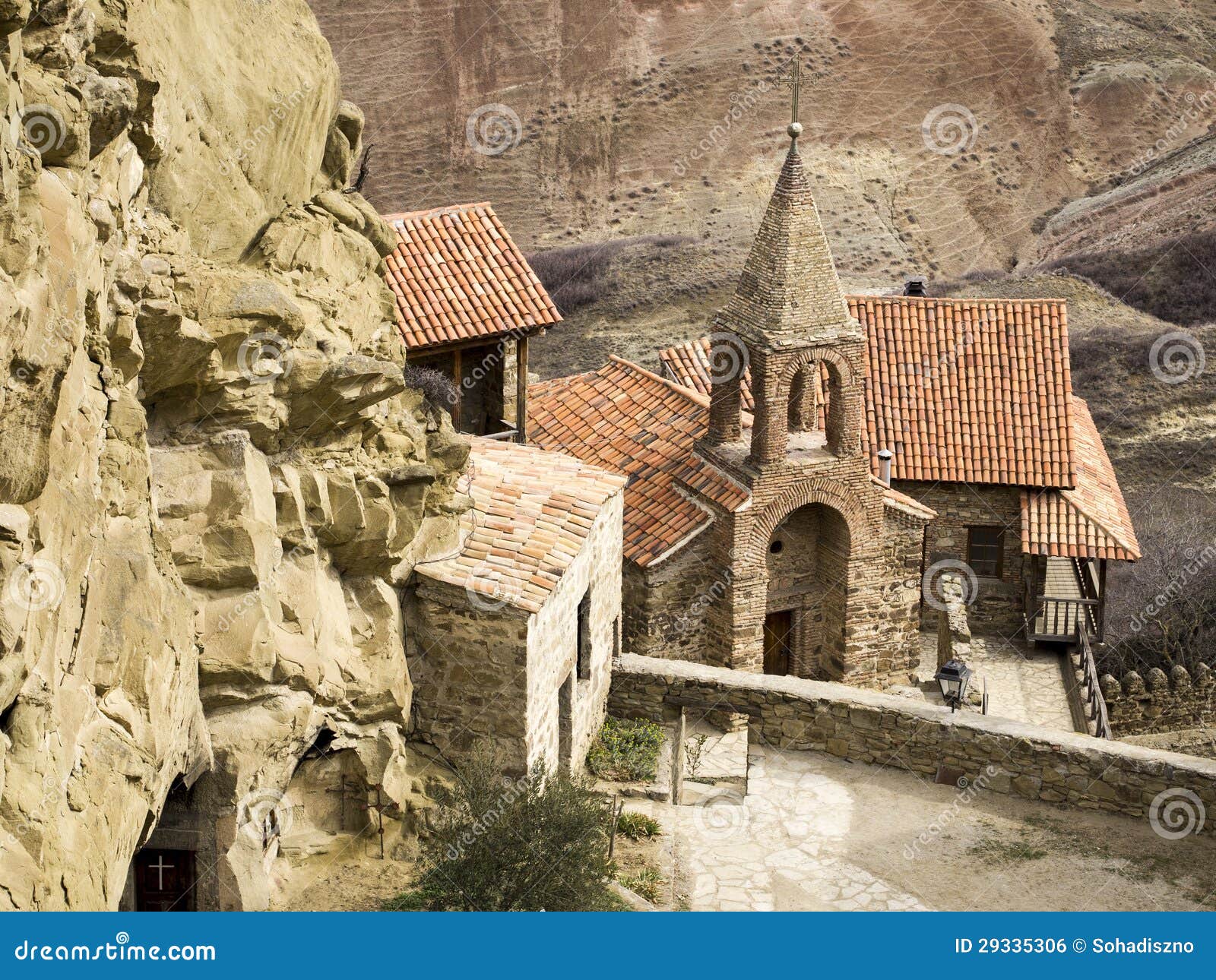 David Gareja monastery. stock photo. Image of travel - 29335306
