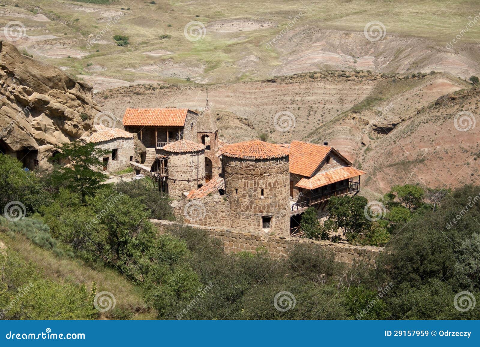David Gareja Monastery Complex Stock Image - Image of fresco, chapel ...