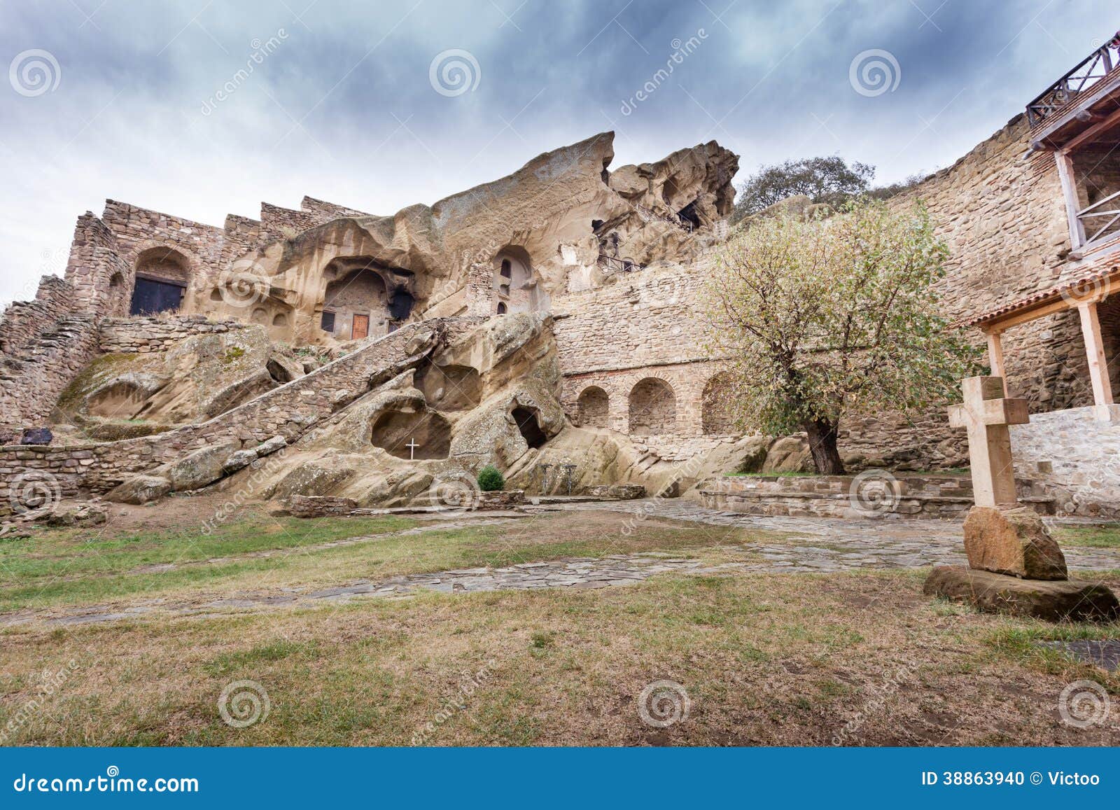 David Gareja Monastery Complex, Georgia Stock Photo - Image of georgian ...