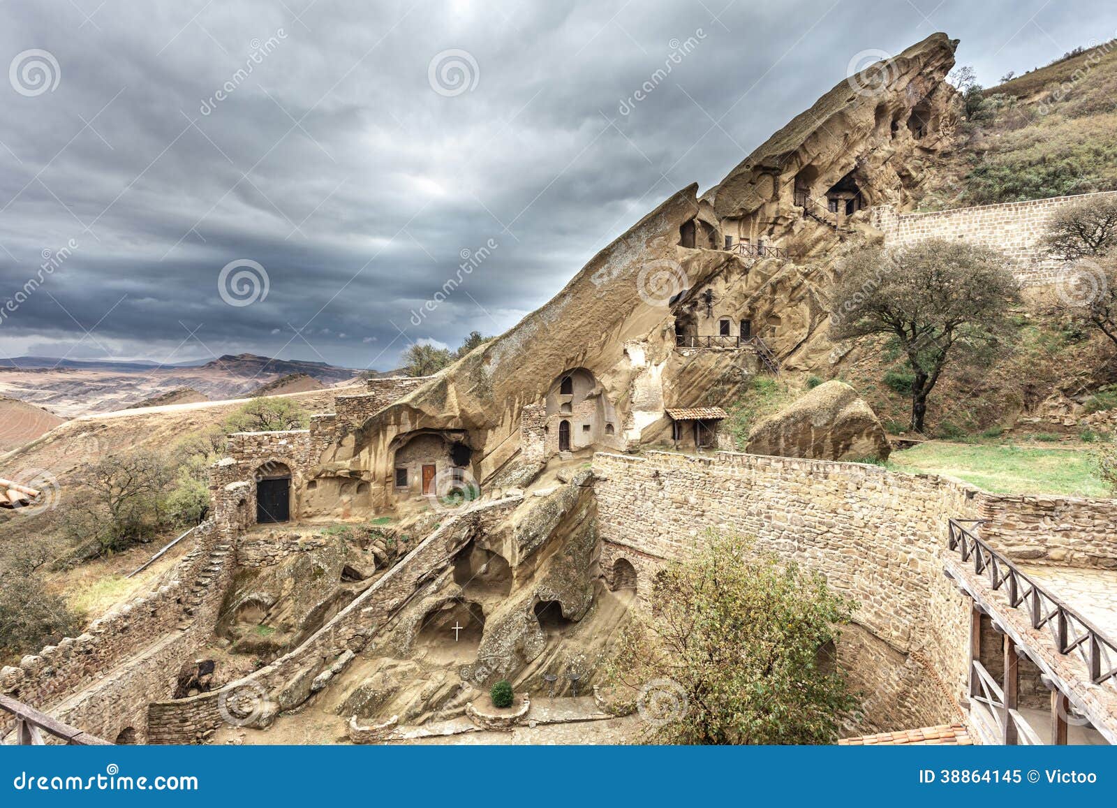 David Gareja Monastery Complex, Georgia Stock Image - Image of ancient ...