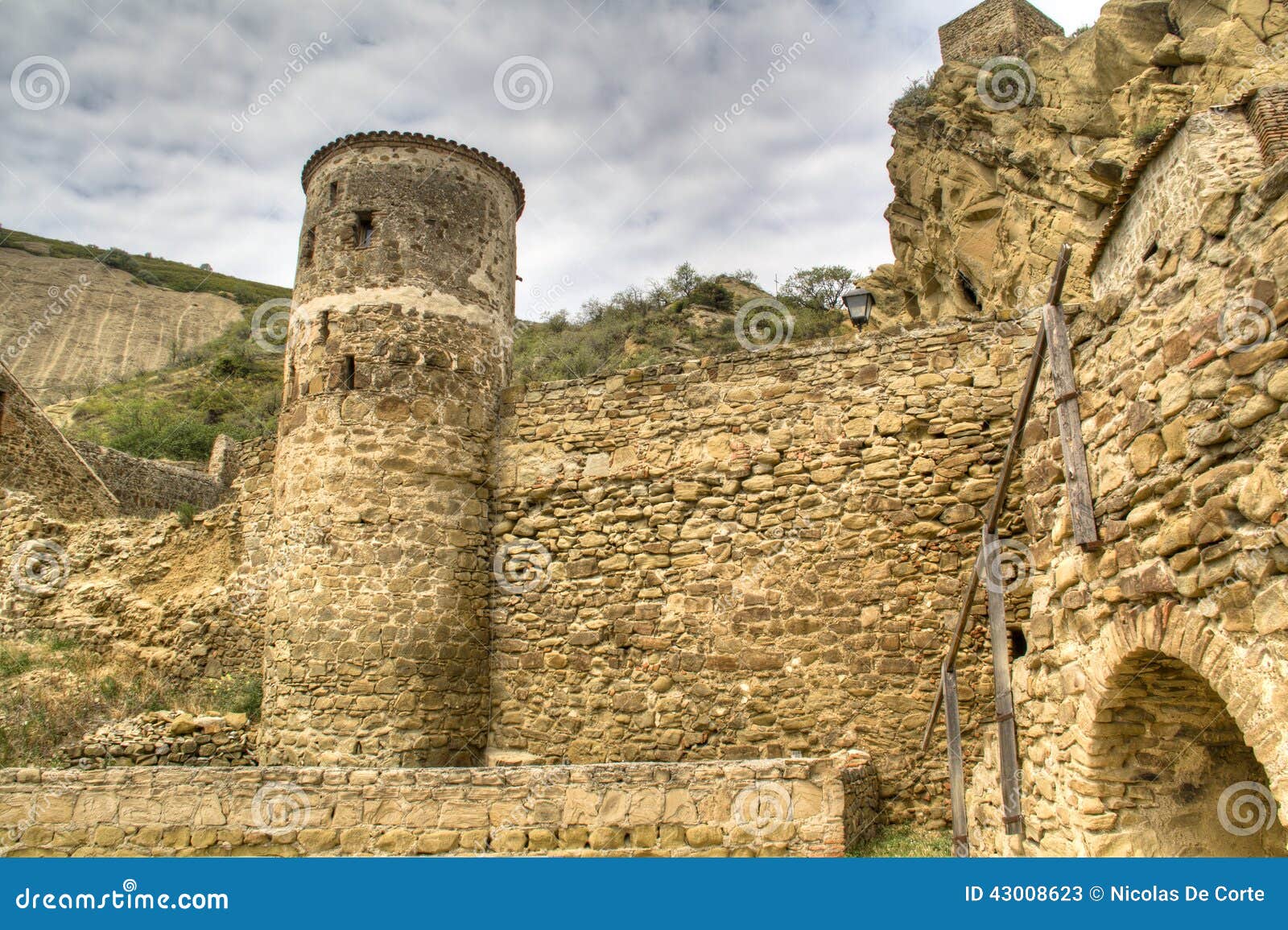 David Gareja monastery stock image. Image of church, border - 43008623