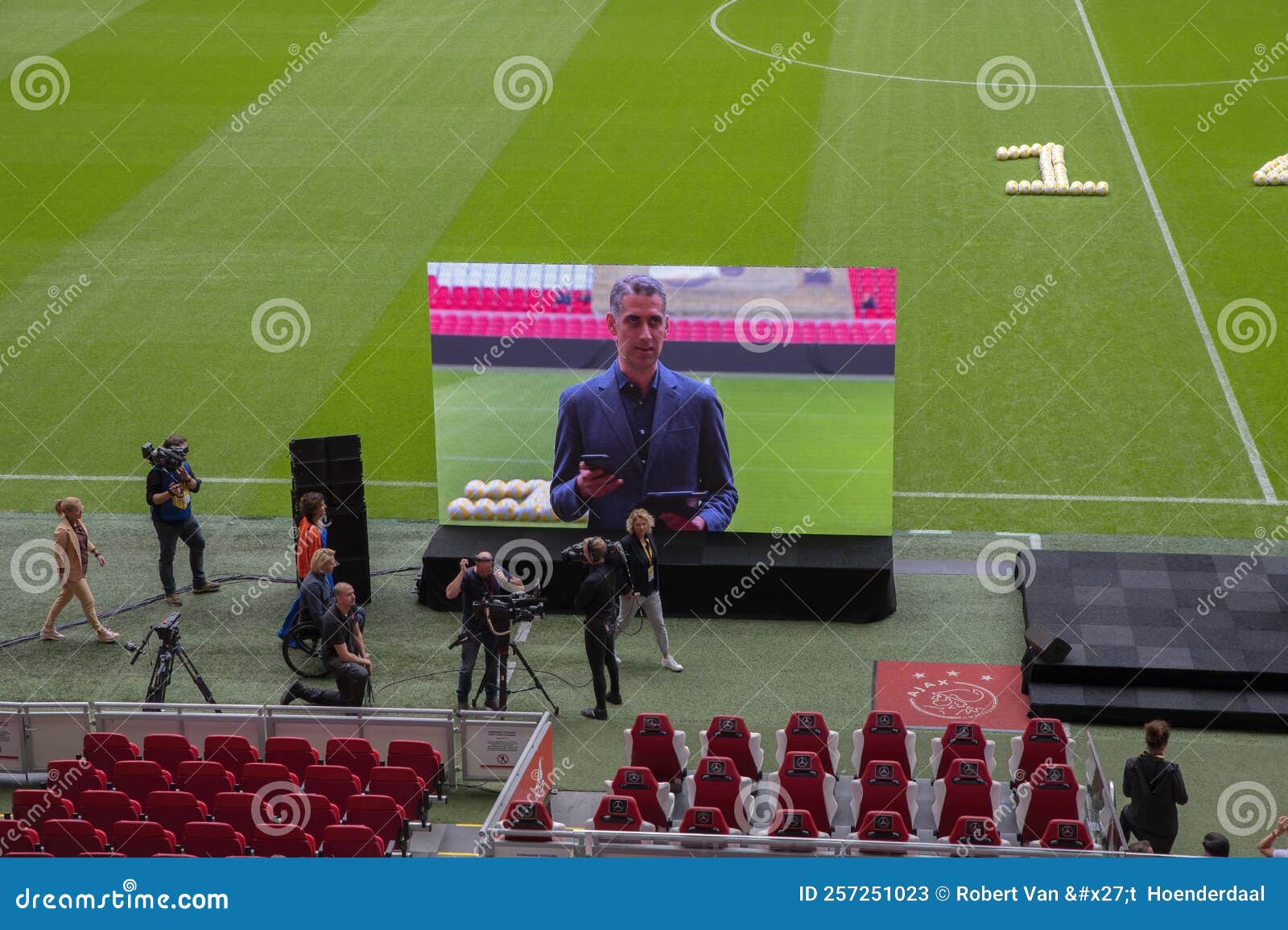 David Garrido at Work at the Johan Cruijff Legacy Summit at Amsterdam ...