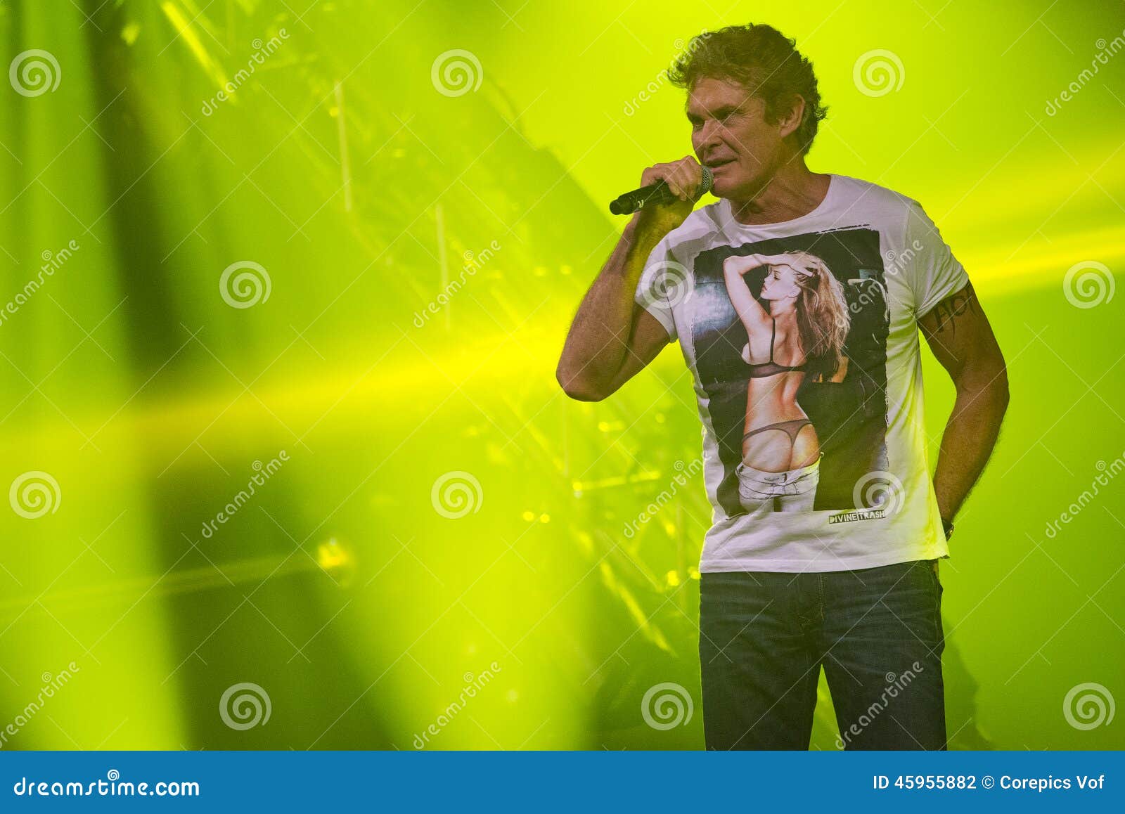 David Hasselhoff editorial photography. Image of music - 45955882