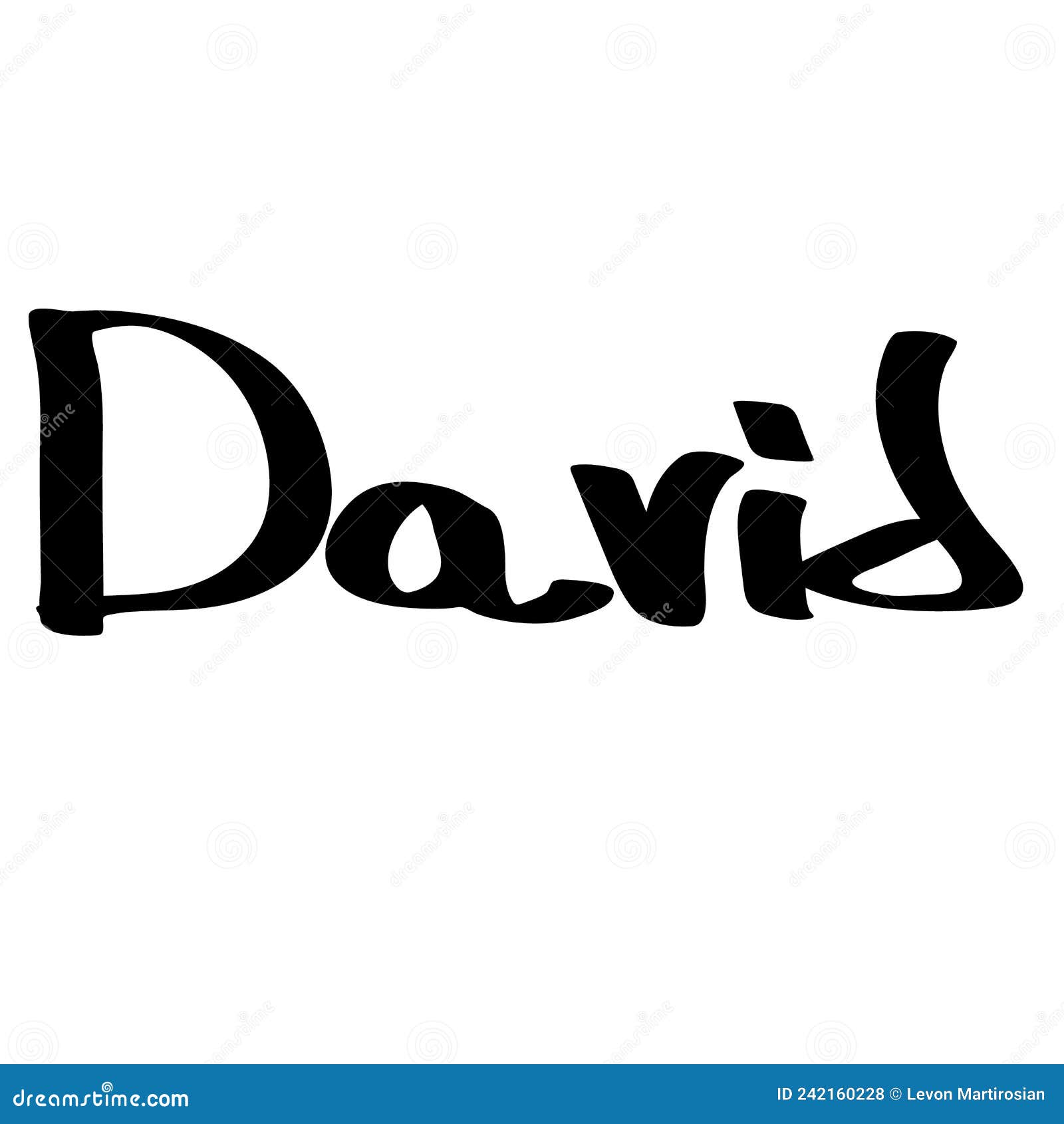 David Male Name Street Art Design. Graffiti Tag David. Vector Art ...