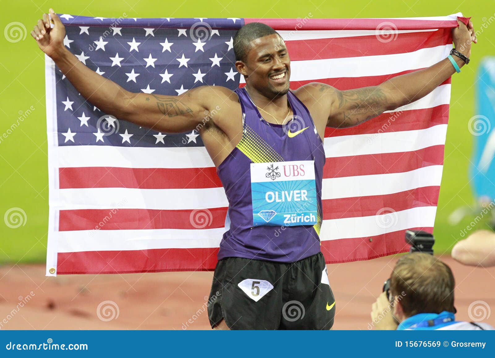 David Oliver (USA) editorial stock image. Image of fitness - 15676569