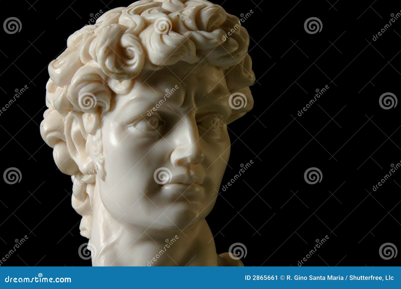 David Replica in Marble stock image. Image of portrait - 2865661