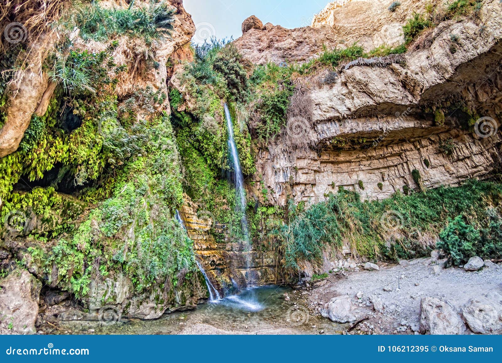 David`s Waterfall at Ein Gedi Nature Reserve. Stock Image - Image of ... David`s Waterfall at Ein Gedi Nature Reserve. Stock Image - Image of ...