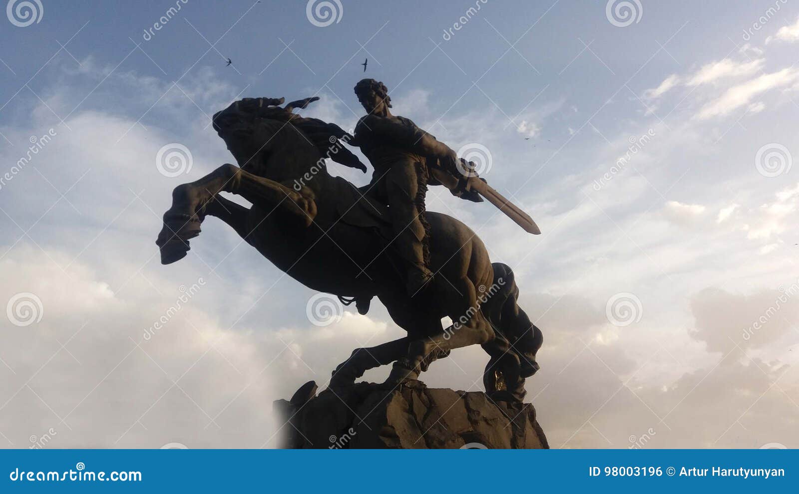 David of Sasun statue editorial photo. Image of travel - 98003196