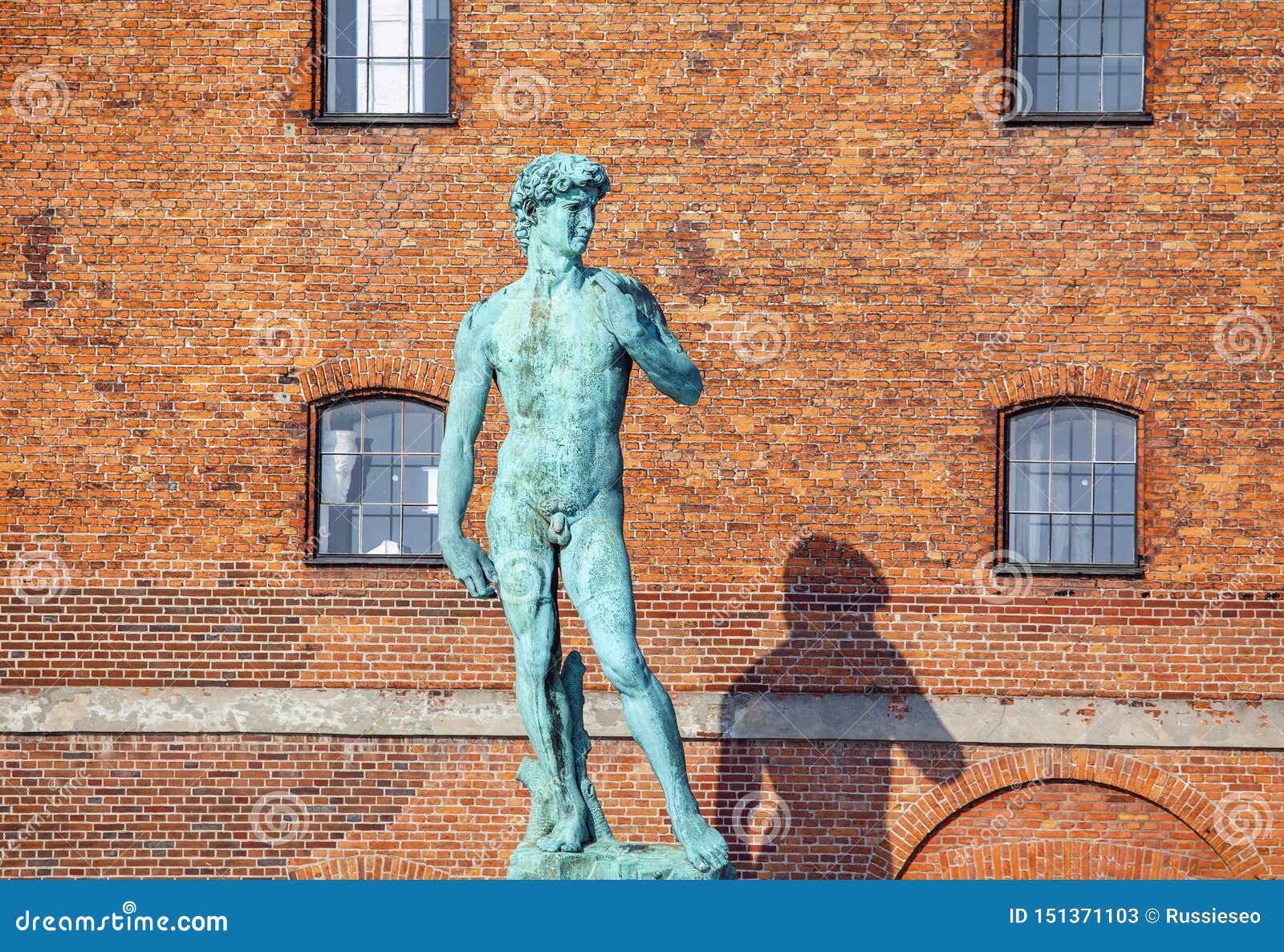 David statue in Copenhagen stock image. Image of david - 151371103