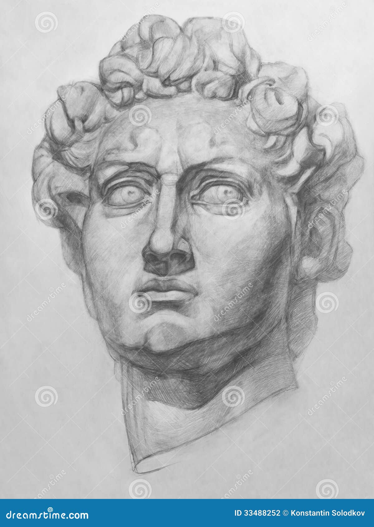 David Statue De Miguel Ángel Stock de ilustración - Ilustración de ...