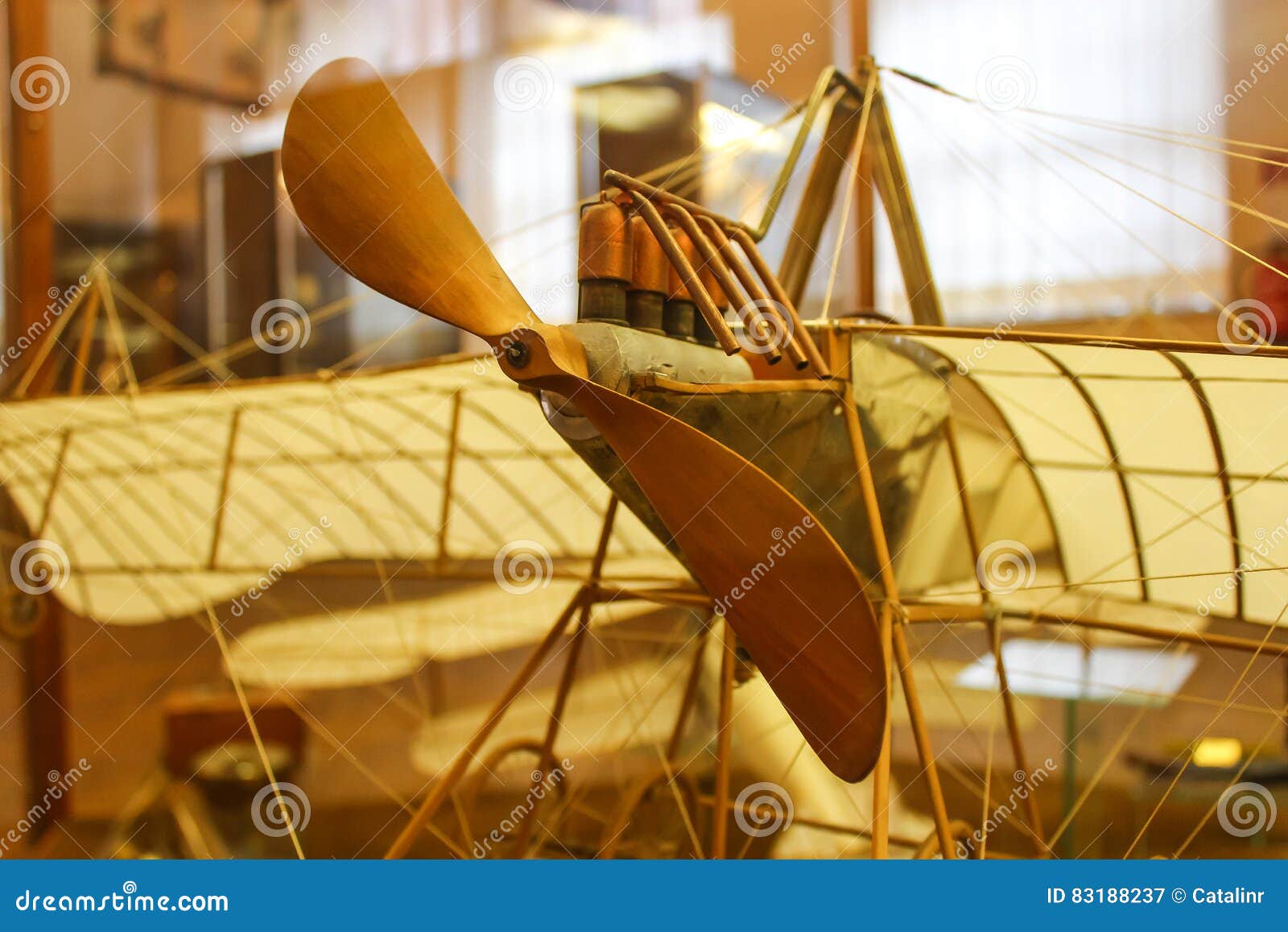 DaVinci& X27;s Airplane Model Editorial Photography - Image of flying ...