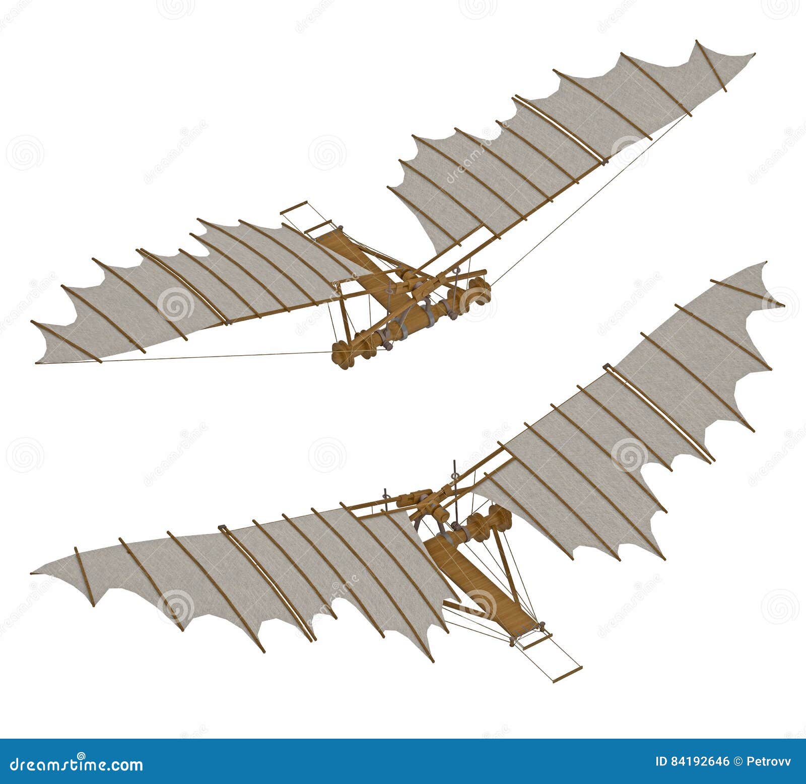 Davinci Ornithopter Sketch